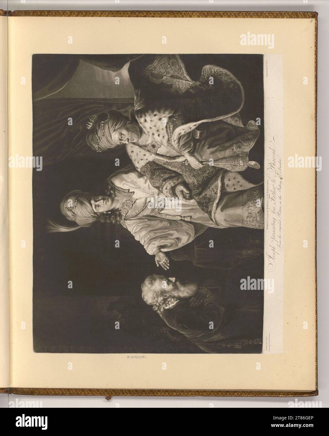 Thomas Gosse (Engraver) Josef introduces his father Jakob to Pharaoh ...