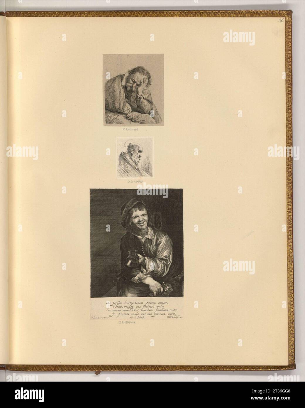 Antonie van der Does (Engraver) Think old man; Saint; Man with jug and ...