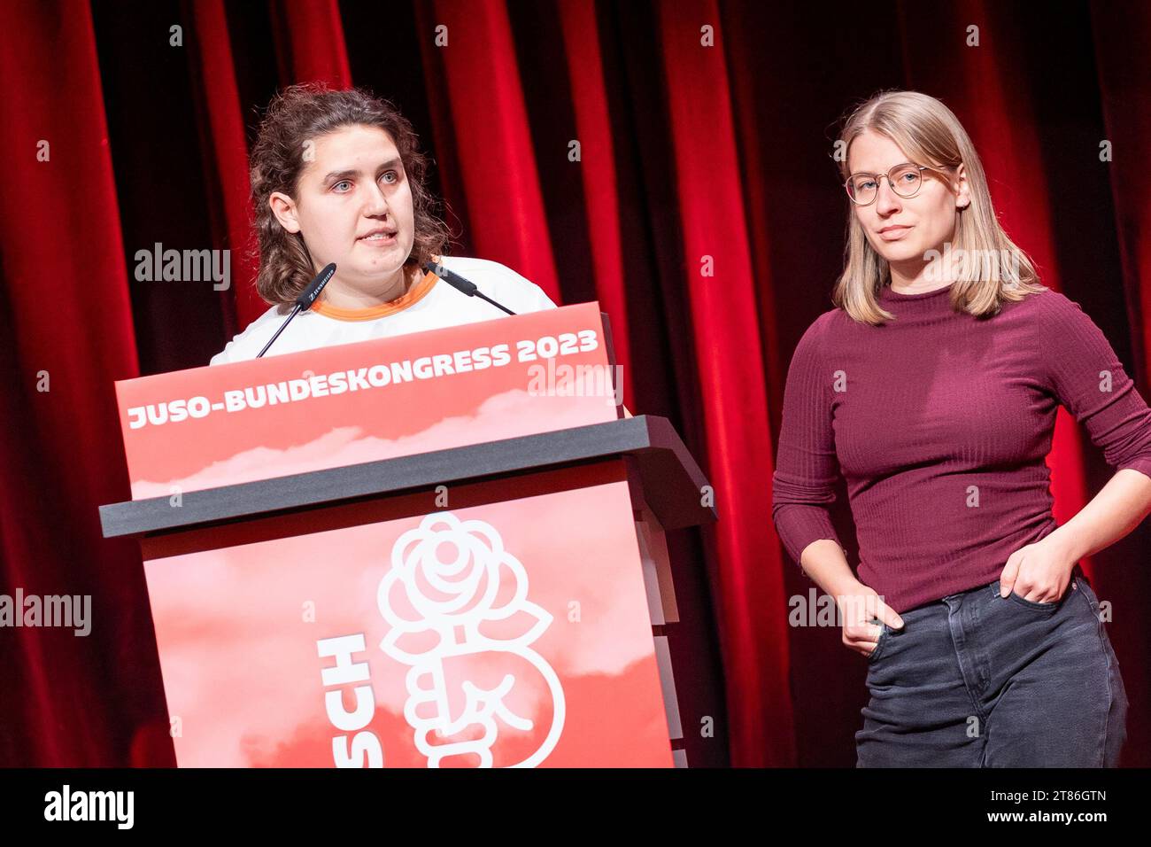Brunswick, Germany. 18th Nov, 2023. The two federal spokespersons of ...