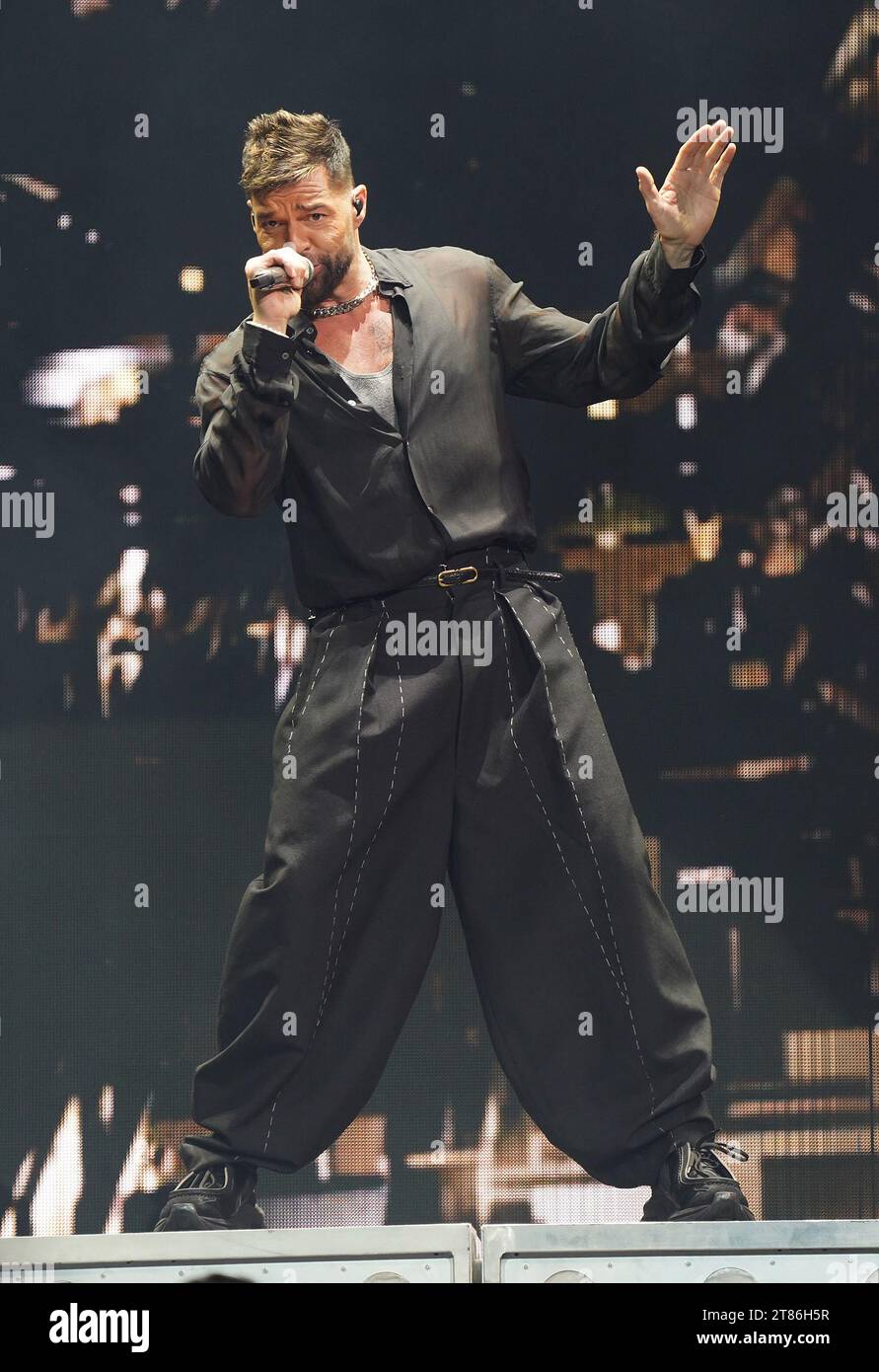 Dallas, Texas, USA: Puertorican singer and actor Ricky Martin performs ...