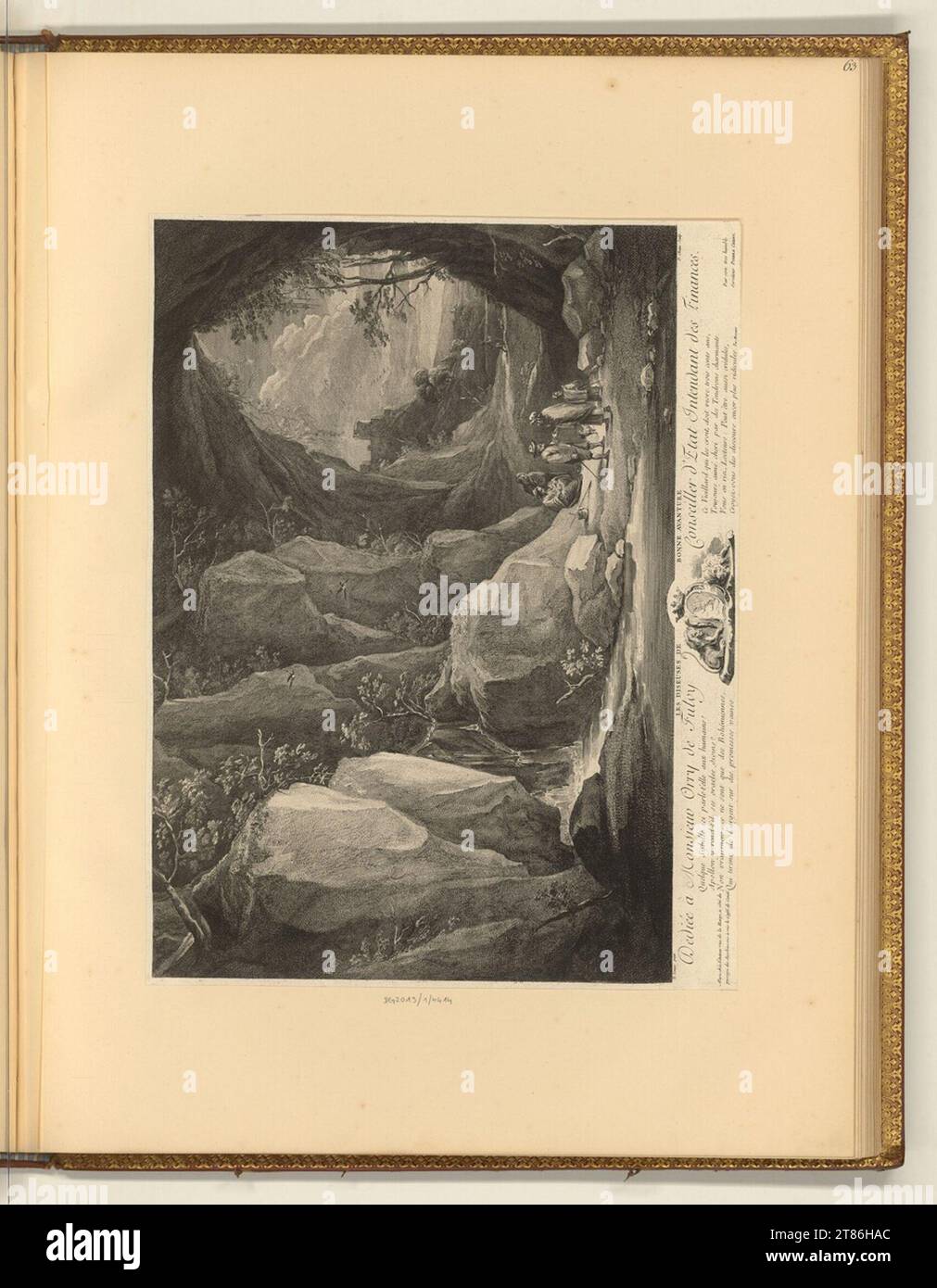 Pierre Chenu (Engraver) The Fortune teller. etching 1730-1800 , 1730/ ...