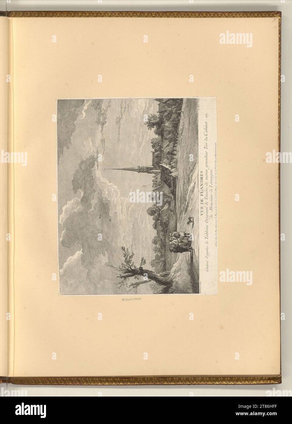 Jacques-Philippe Le Bas (Engraver) View of Flanders. etching 1740 ...