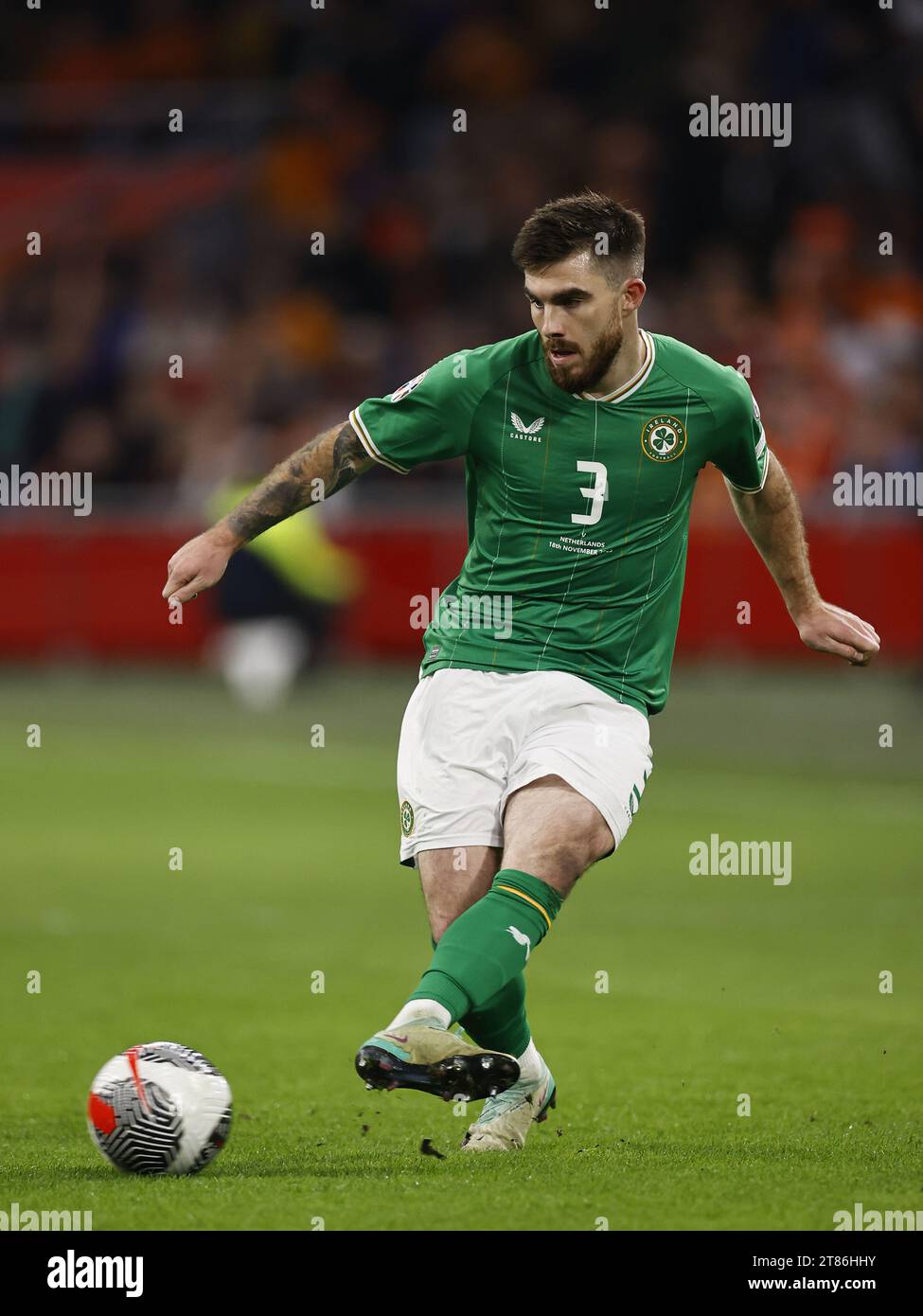 AMSTERDAM - Ryan Manning of Ireland during the European Championship ...