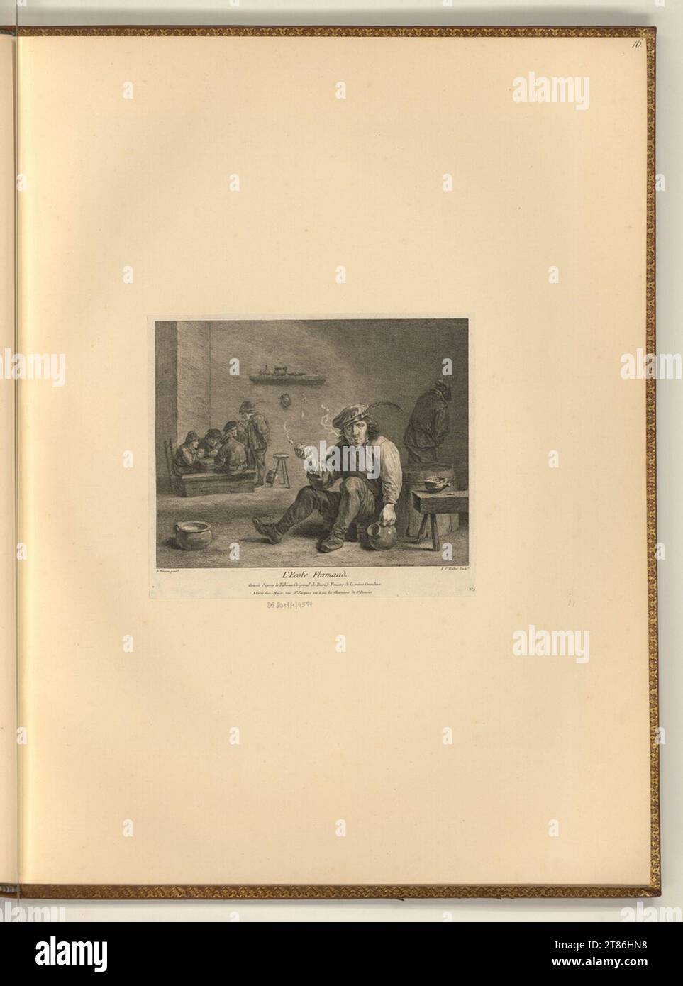 Johann Sebastian Müller (Engraver) The Flemish School. etching 18 ...