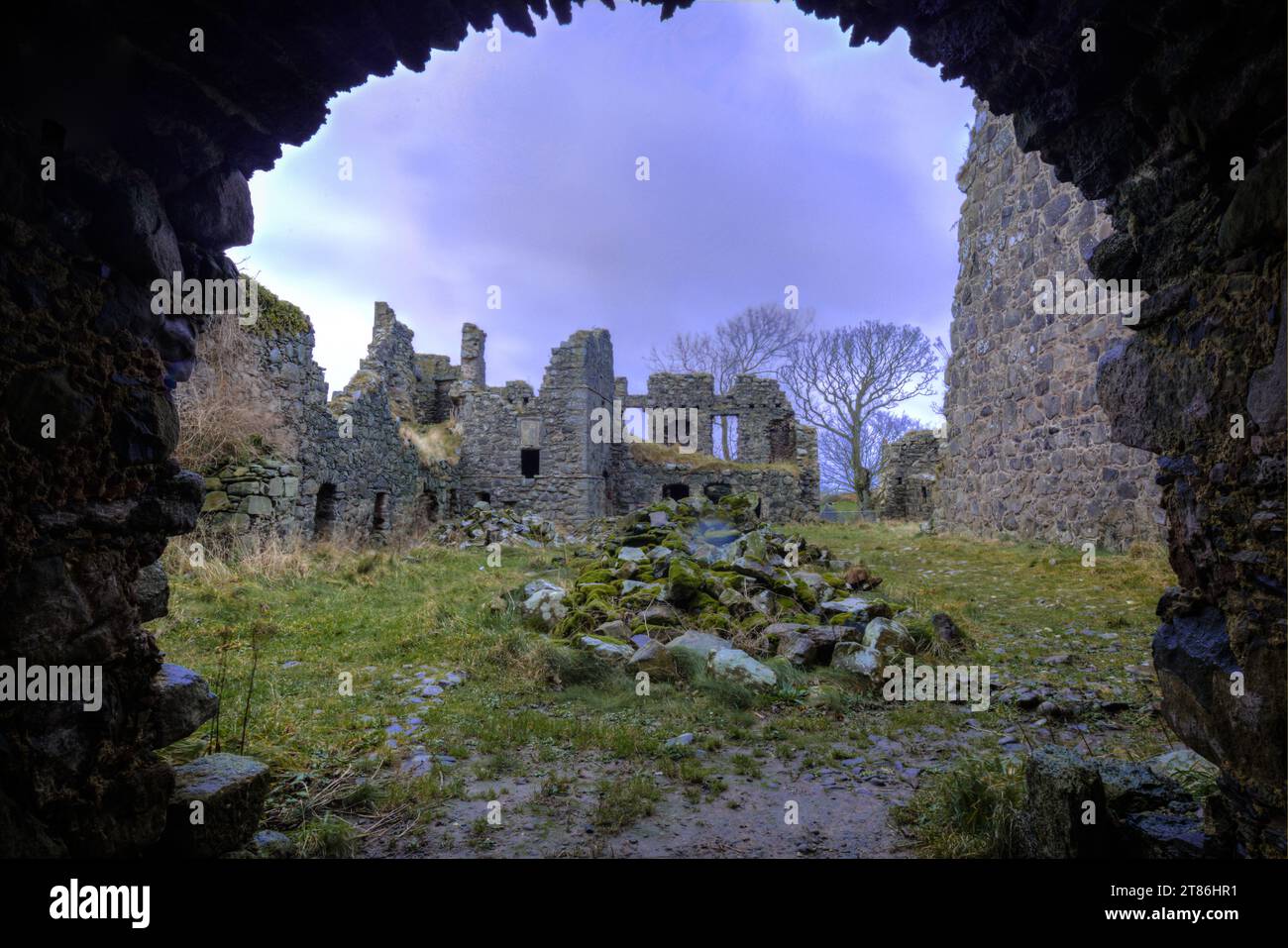 pitsligo castle aberdeenshire scotland Stock Photo - Alamy