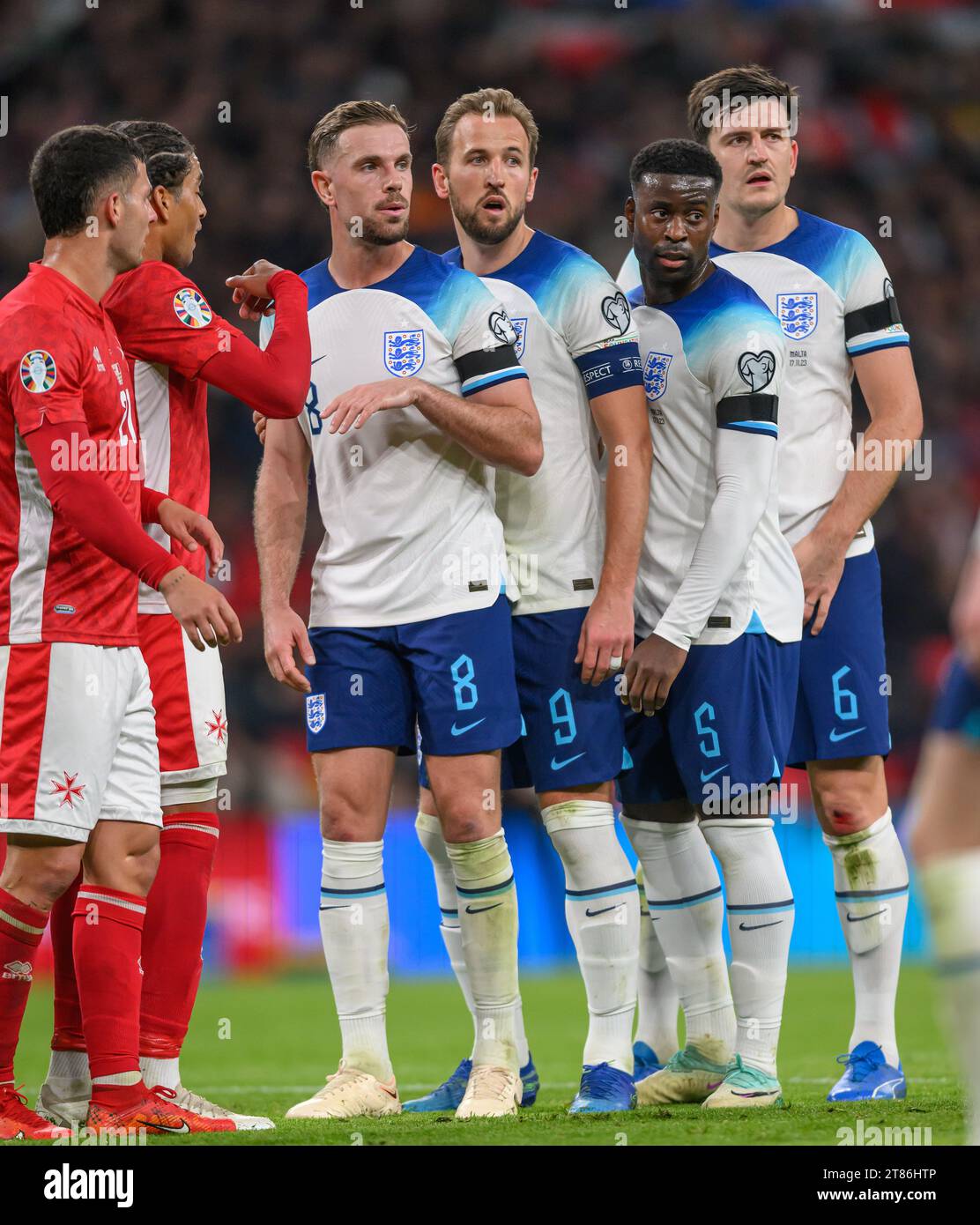 17 Nov 2023 - England v Malta - Euro 2024 Qualifier - Wembley. England ...