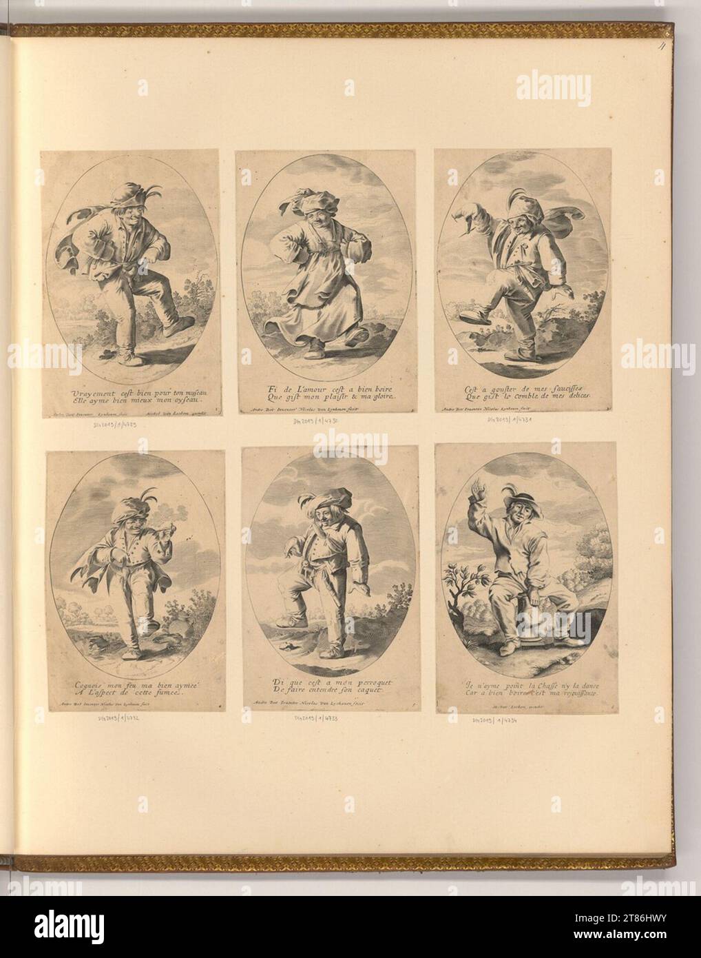 Michel van Lochom (Engraver) Grotesque figure. etching 1620-1647 , 1620 ...