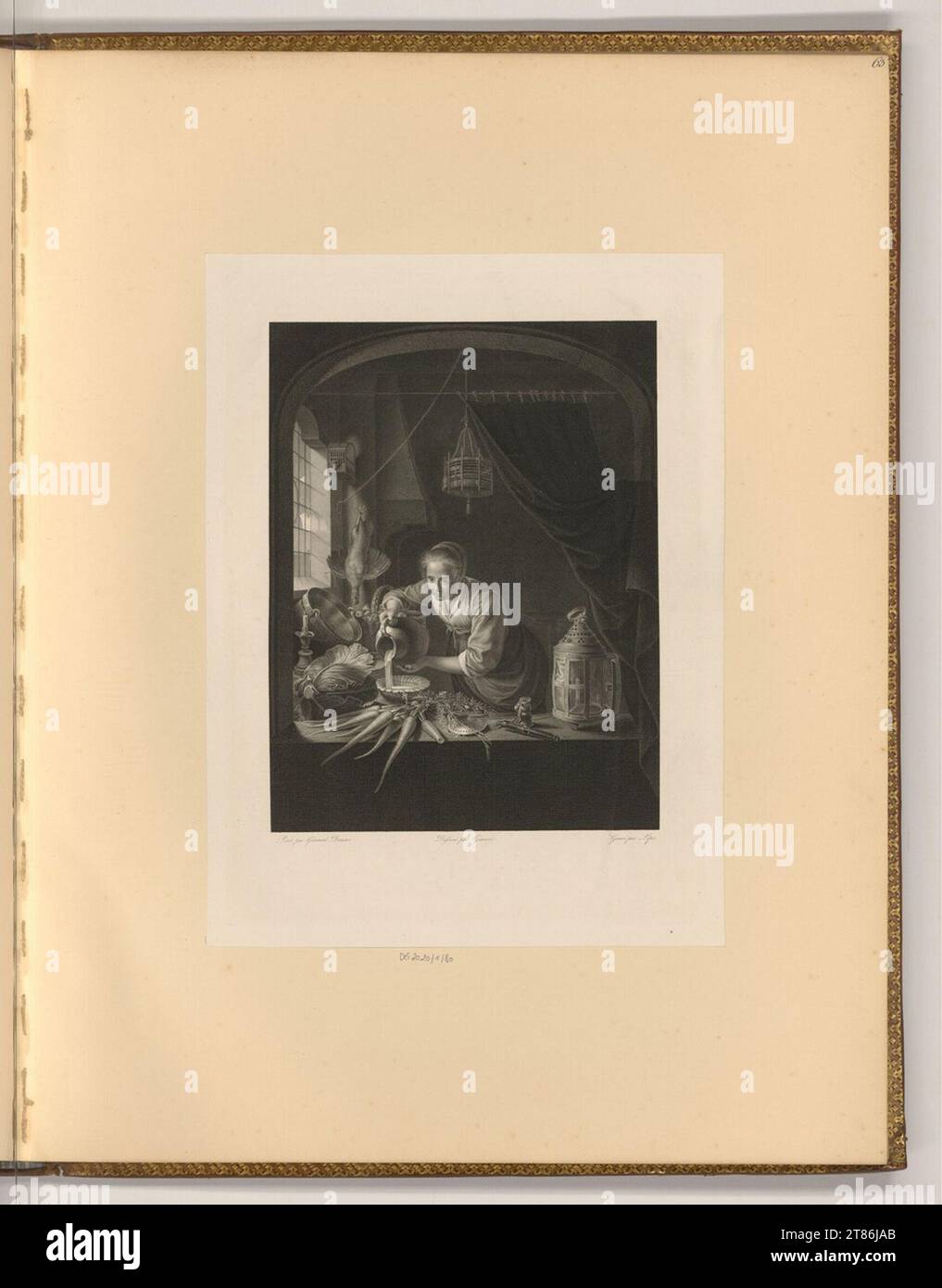 Johann Heinrich Lips (Engraver) Dutch cuisine. Copper engraving ...