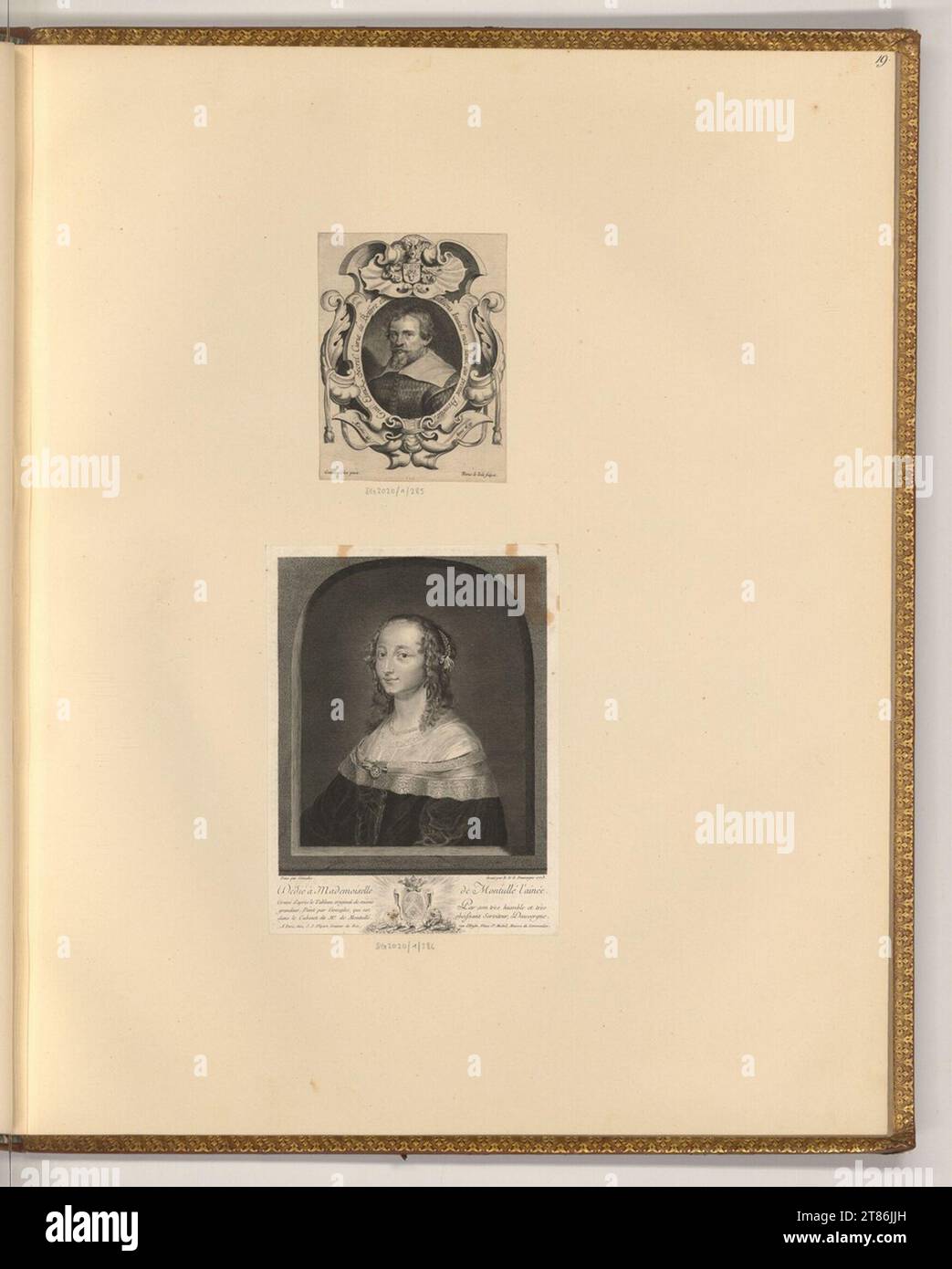 Pieter de Jode II (Engraver) Portraits Guillaume Elinck; Portrait of a ...