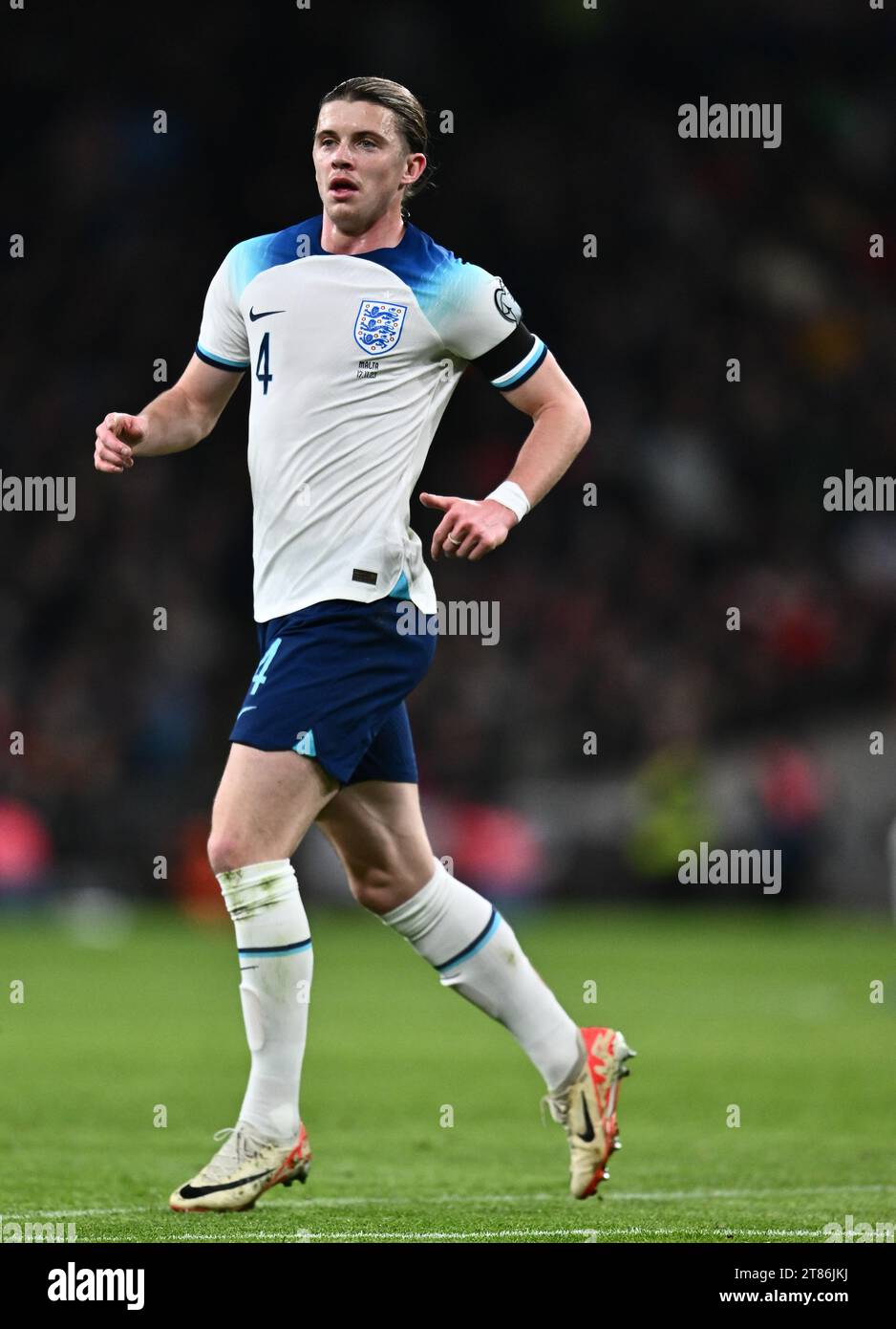 LONDON, ENGLAND - November 17: Conor Gallagher of England during the ...