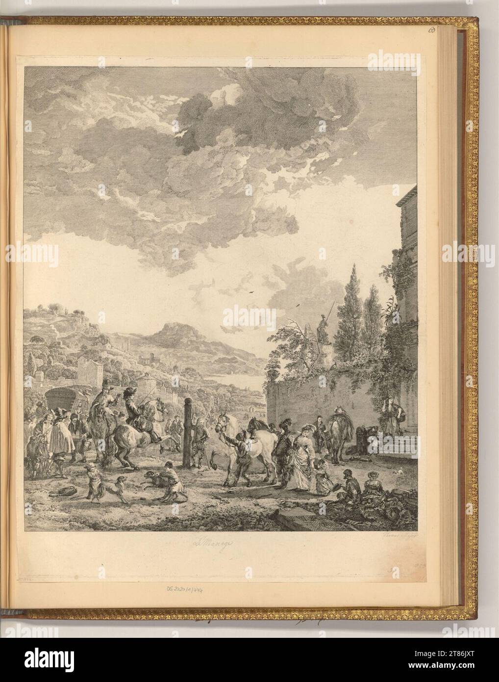 Thomas Major (Engraver) The carousel. etching 1730-1799 , 1730/1799 ...