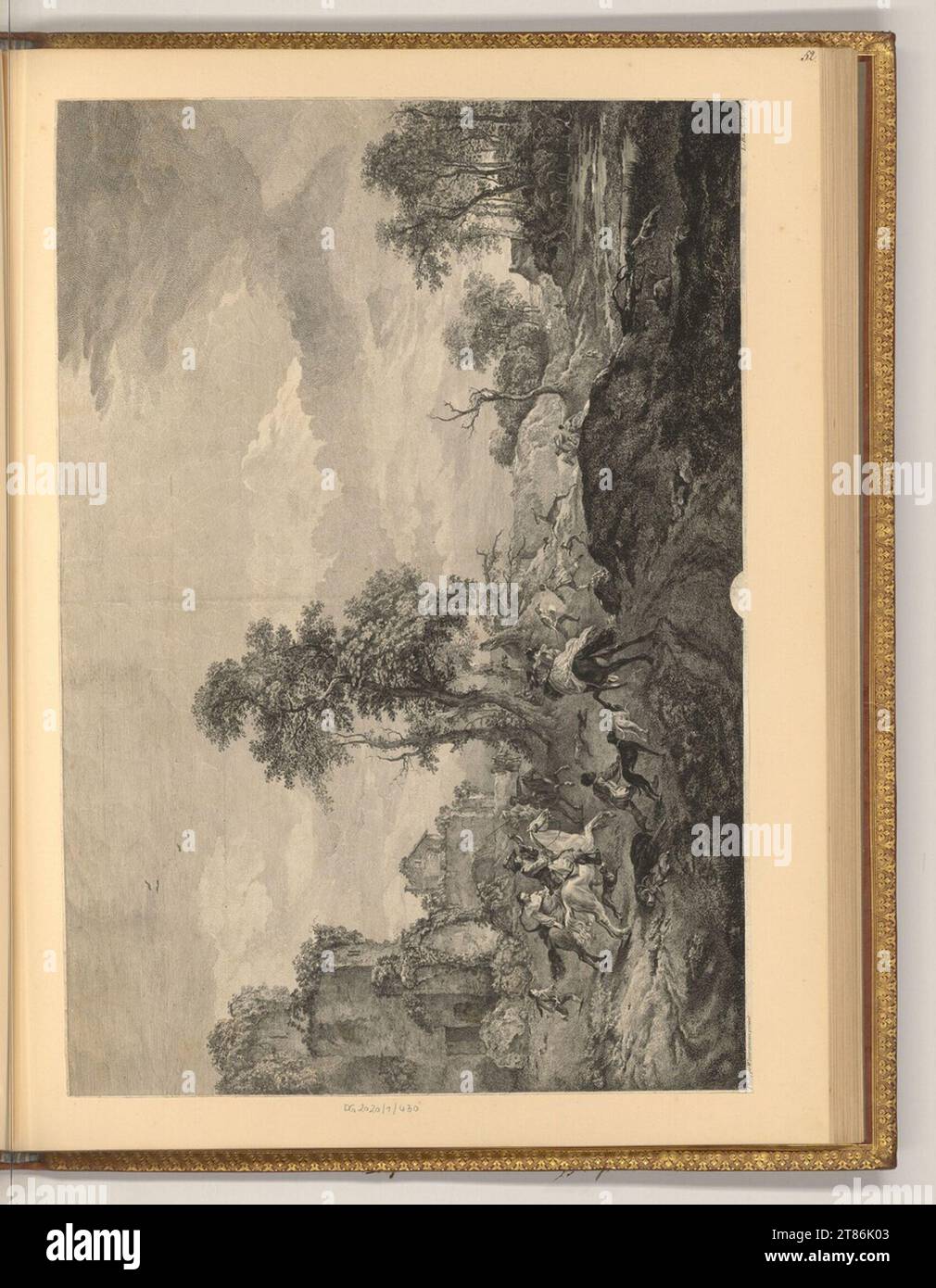 Jacques-Philippe Le Bas (Engraver) Italian hunt. etching 1739 , 1739 ...