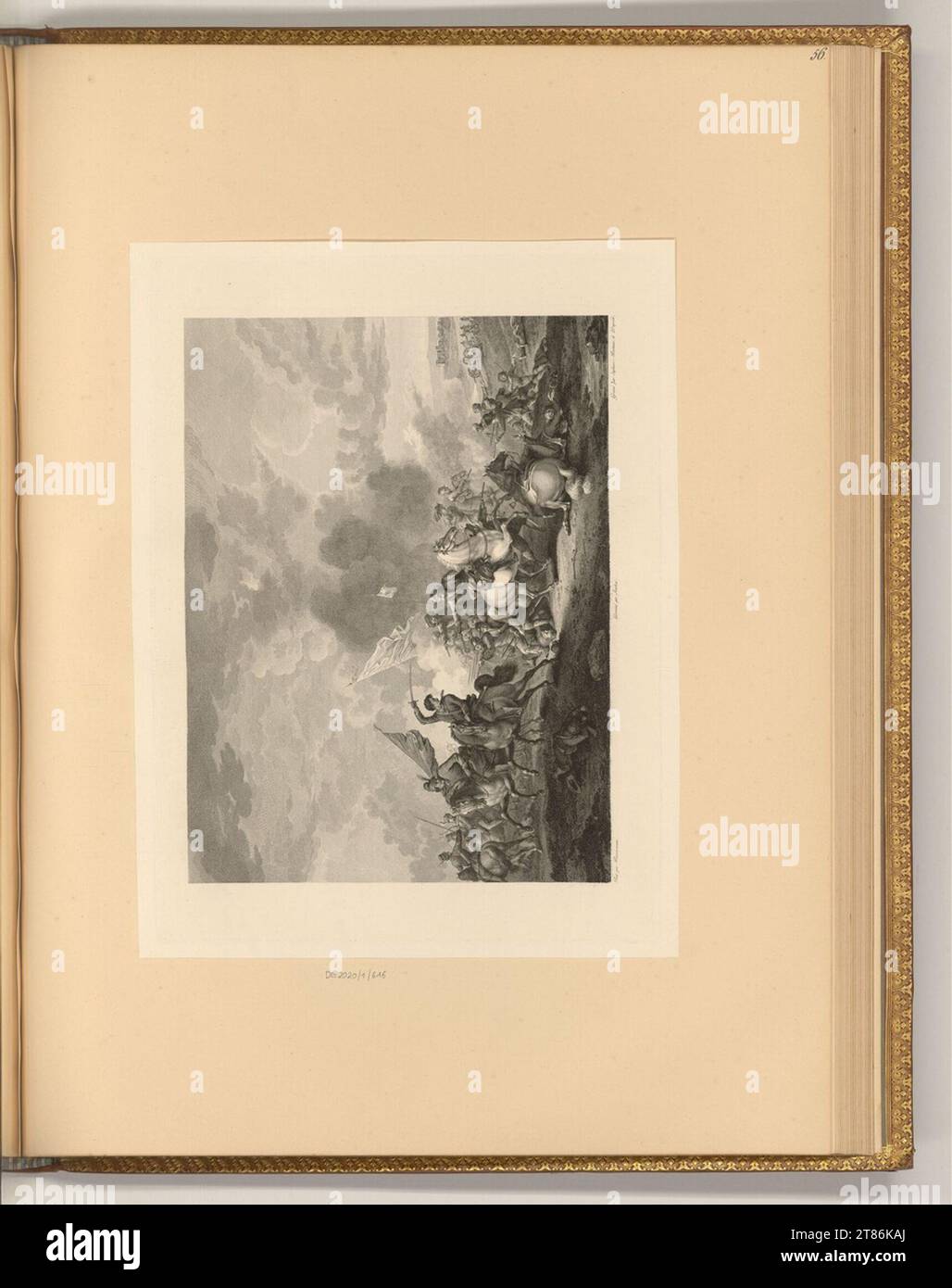 Jean-Baptiste-Michel Dupréel (Engraver) Battle scene. etching 1792-1807 ...