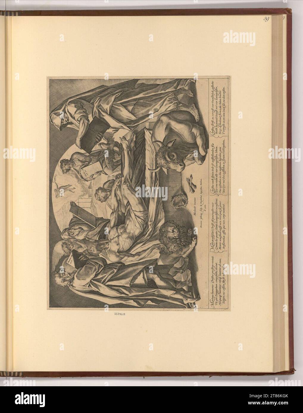 Hendrick Goltzius (Engraver) Grave of Christ. Copper engraving, etching ...