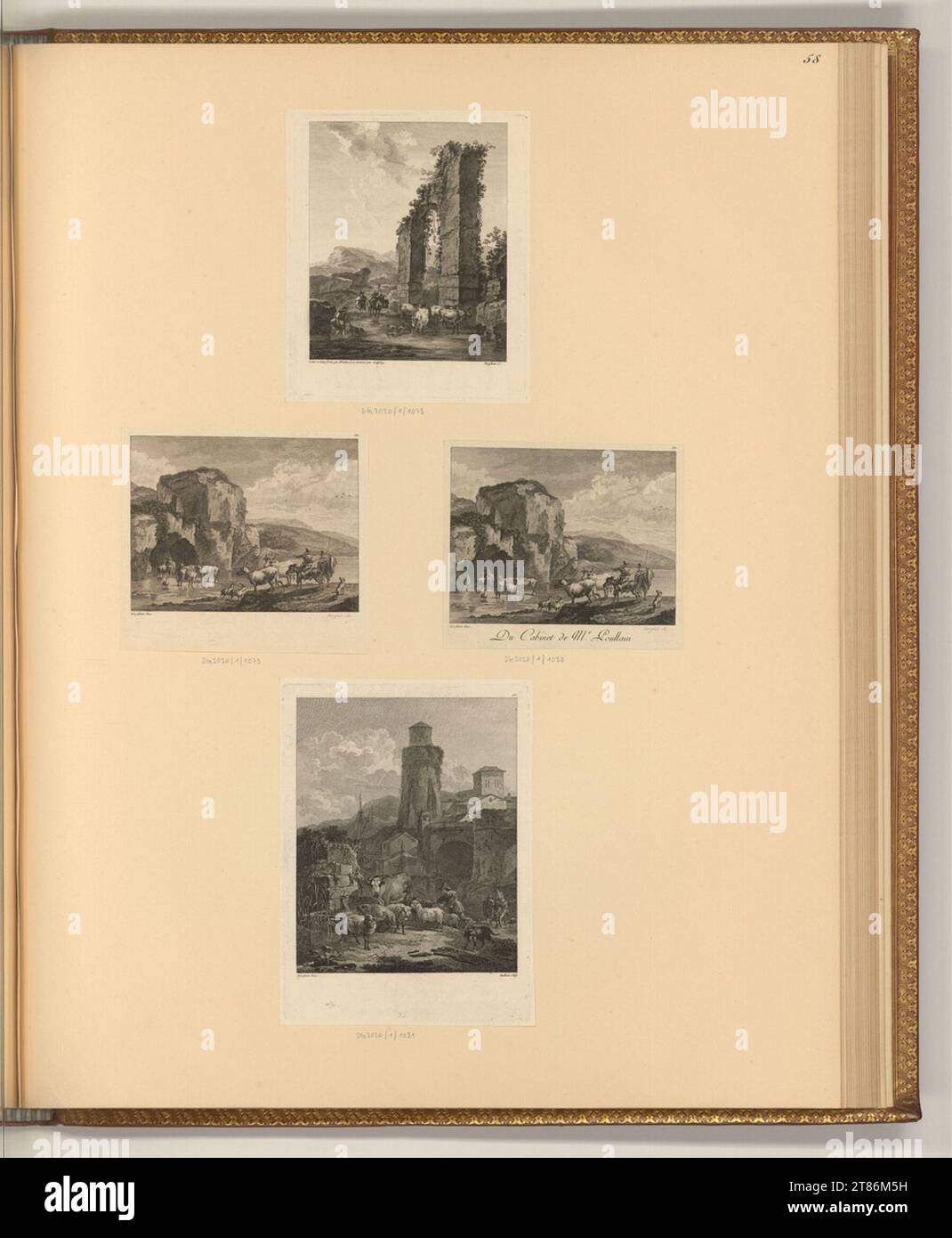 Carl Wilhelm Weisbrod (Engraver) Landscapes. etching 1760-1815 , 1760/ ...