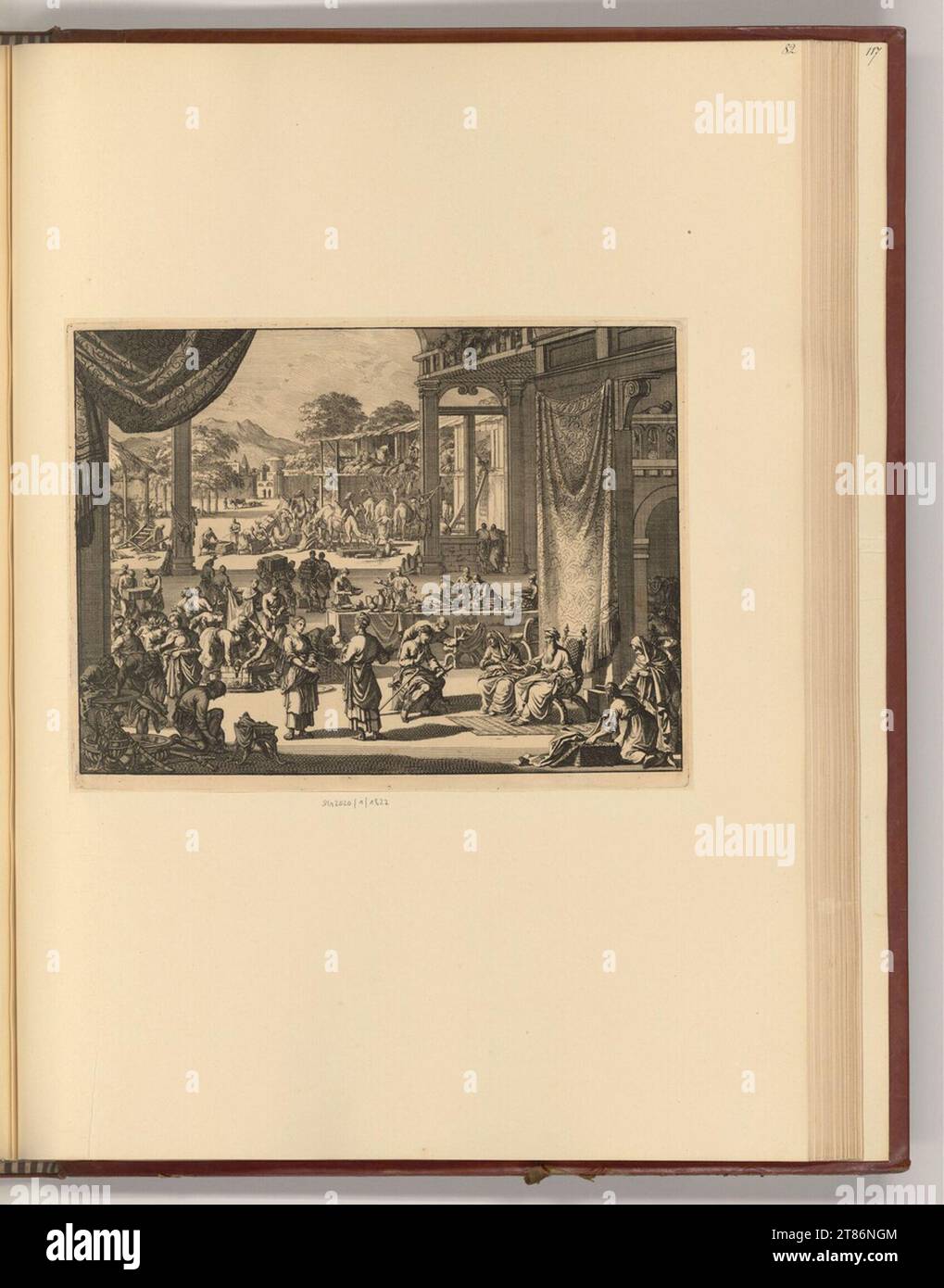 Jan Luyken Abraham's servant returns to arrange Rebekka's wedding ...