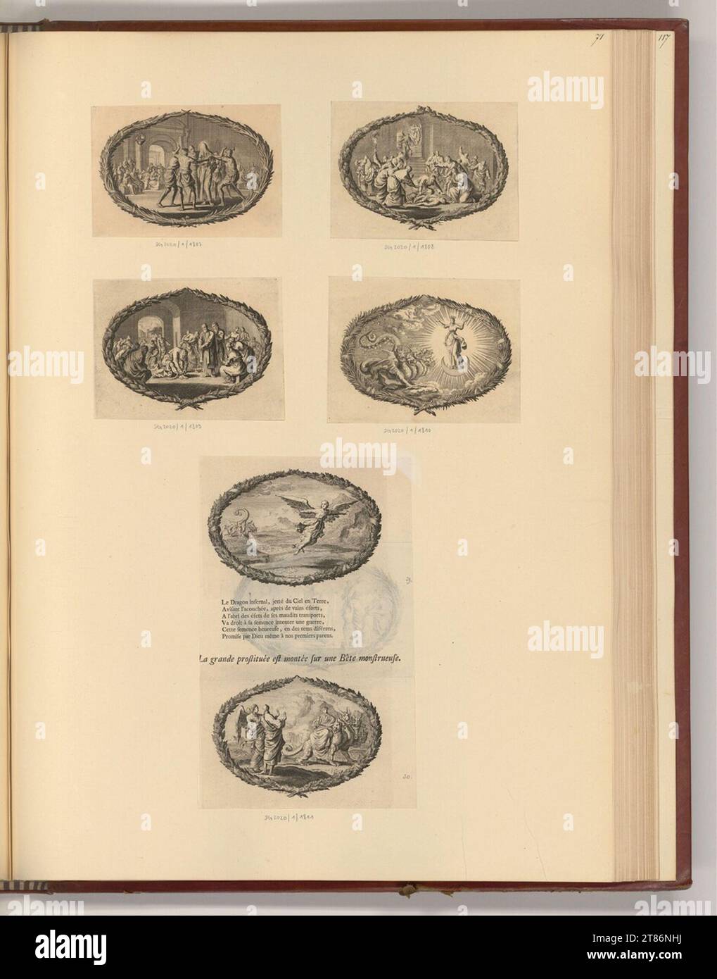 Jan Luyken (Engraver) Various scenes from the Old and New Testament ...