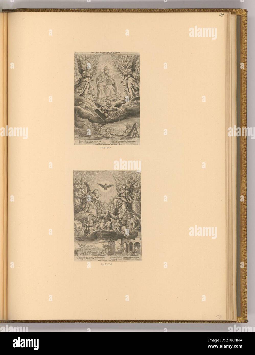 Jan Collaert der Jüngere (Engraver) Godfather in heaven; Holy Spirit in ...