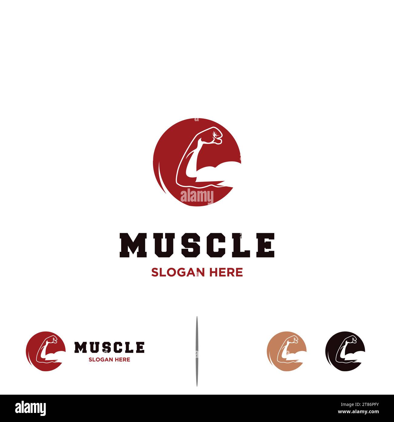 Bodybuilder man flexing muscles Stock Vector Images - Alamy