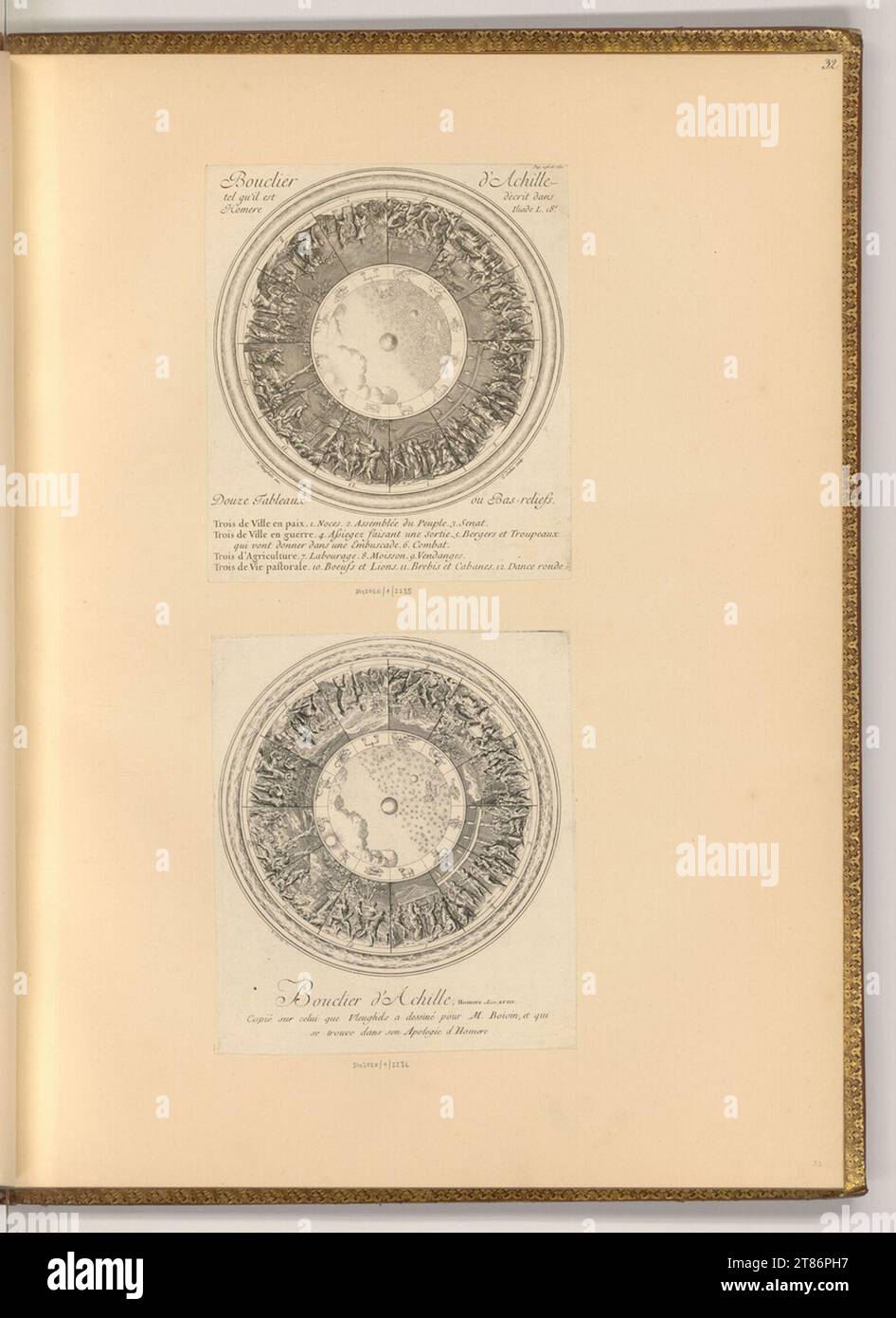 Charles Nicolas Cochin d.J. (Engraver) Shield of the Achill. etching 18 ...