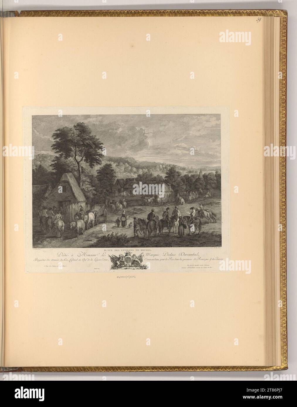 Jacques-Philippe Le Bas (Engraver) View by Bruges. etching 1727-1783 ...