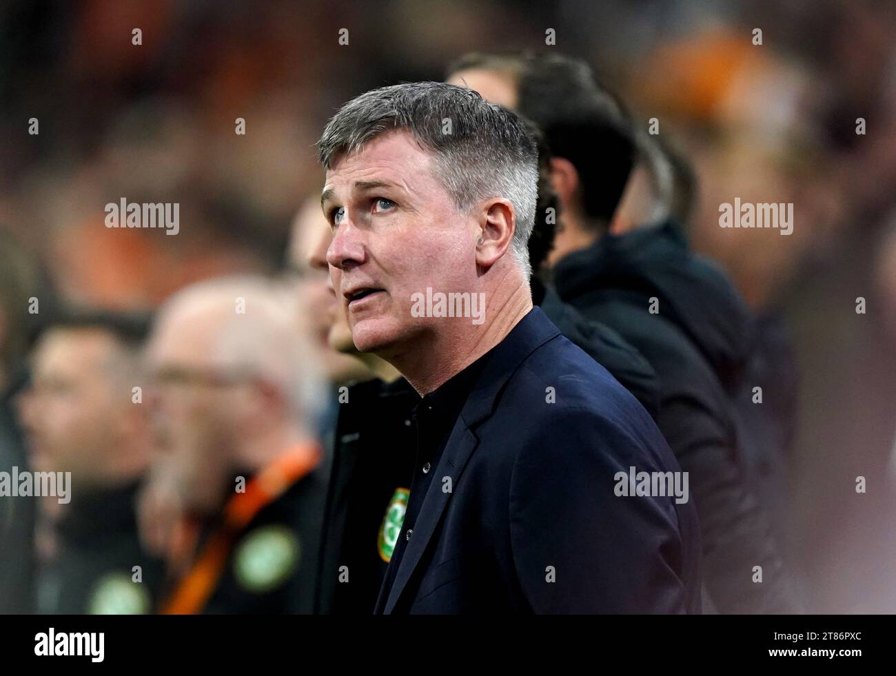 Republic of Ireland manager Stephen Kenny during the UEFA Euro 2024 ...