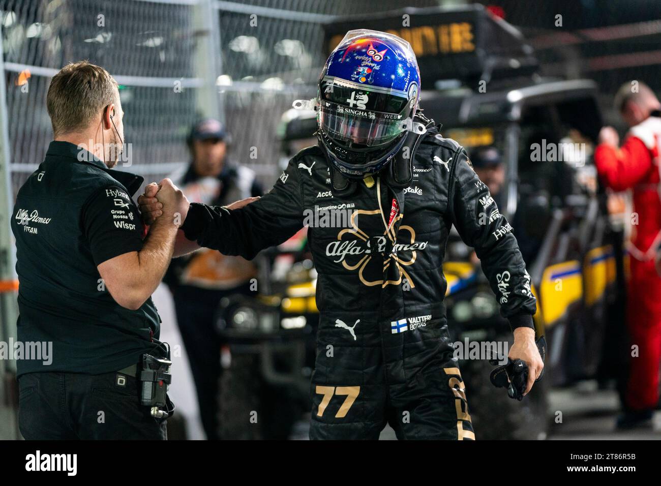 Las Vegas, United States. 18th Nov, 2023. Finnish Formula One driver ...