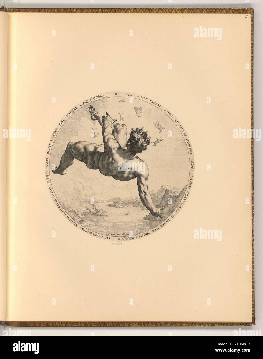 Hendrick Goltzius (Engraver) Phaeton. Copper engraving, etching around ...