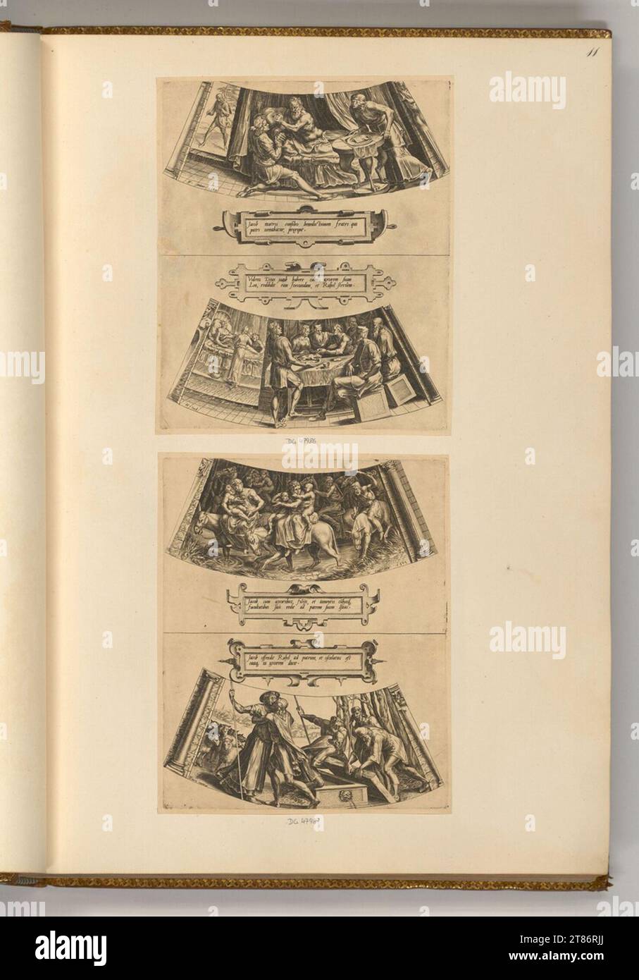 Cornelis Cort (Engraver) Jacob's blessing by his father Isaak - Jakobs ...