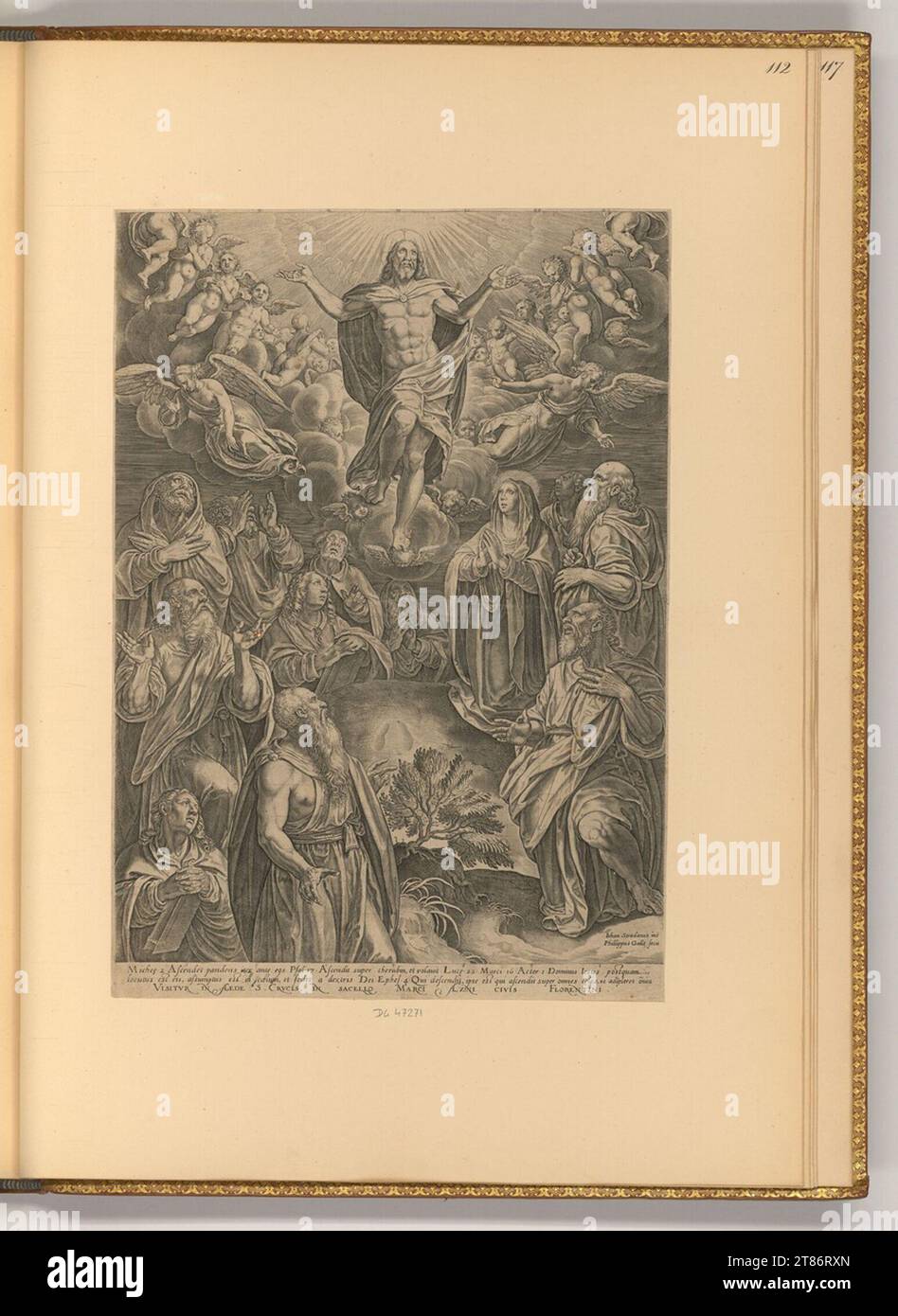 Philipp Galle (Engraver) Transfiguration. Copper engraving, etching ...