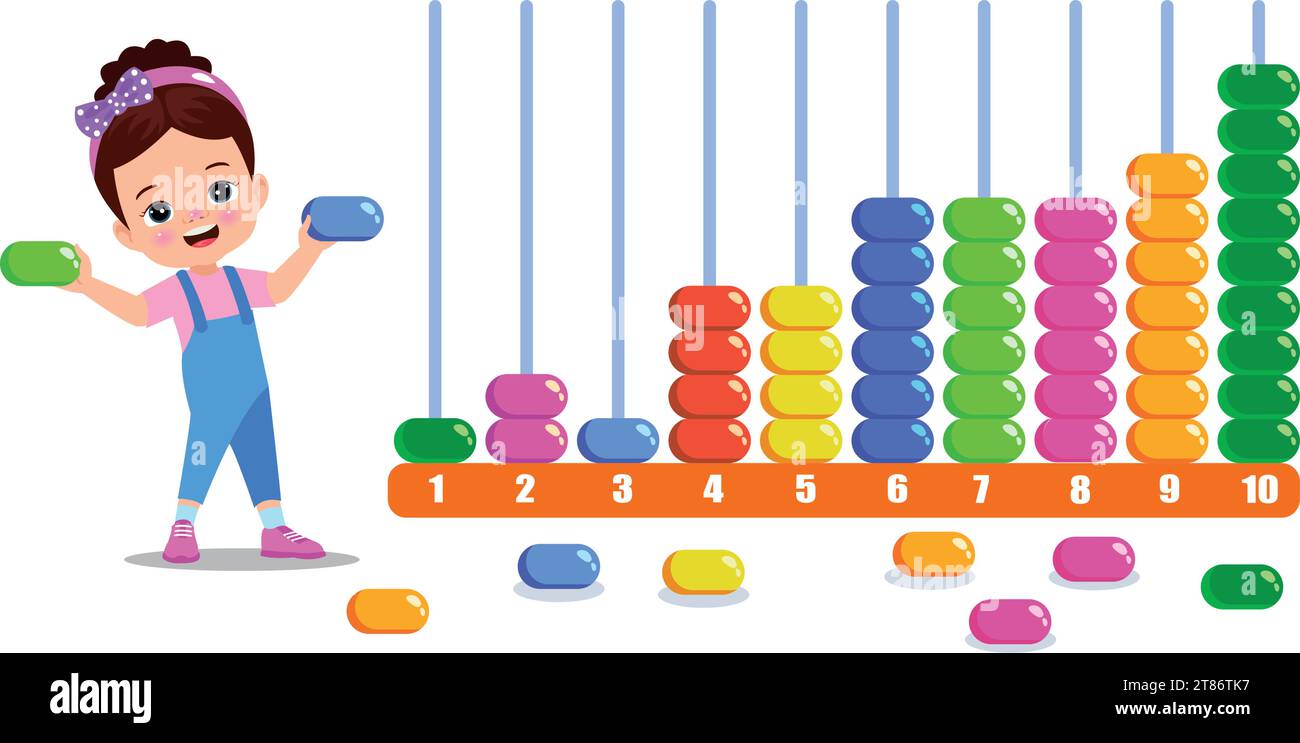 Kids math education concept Cut Out Stock Images & Pictures - Alamy