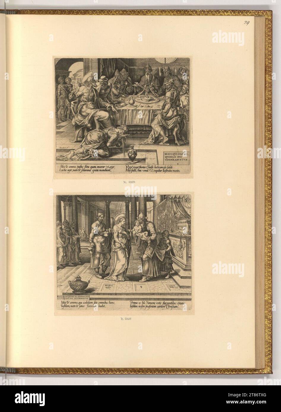 Harmen Jansz. Muller (Engraver) The eight beatitudes. Copper engraving ...
