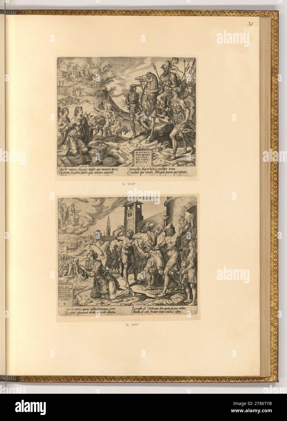 Harmen Jansz. Muller (Engraver) The eight beatitudes. Copper engraving ...