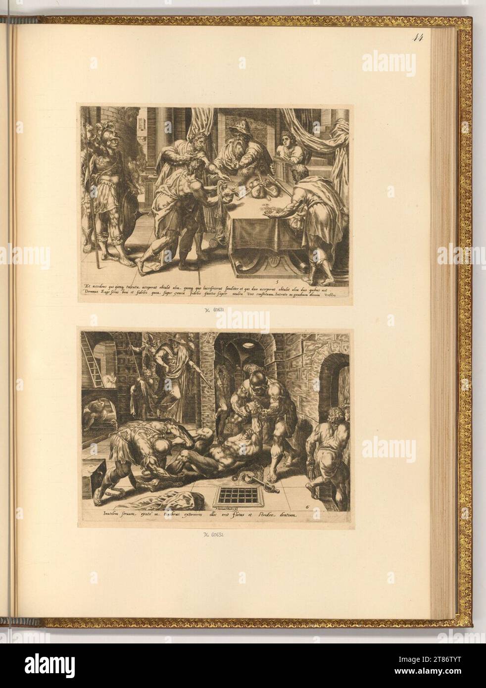 Harmen Jansz. Muller (Engraver) The parable of the talents entrusted ...