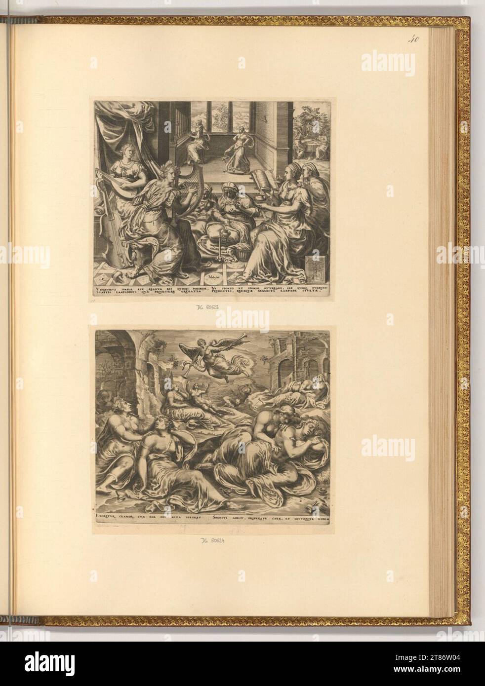 Harmen Jansz. Muller (Engraver) The parable of the clever and foolish ...