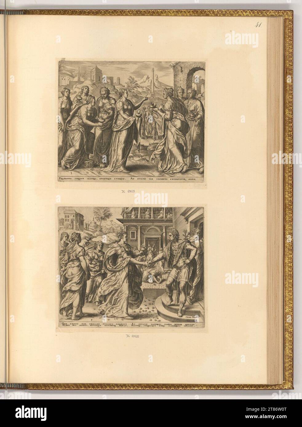 Harmen Jansz. Muller (Engraver) The parable of the clever and foolish ...