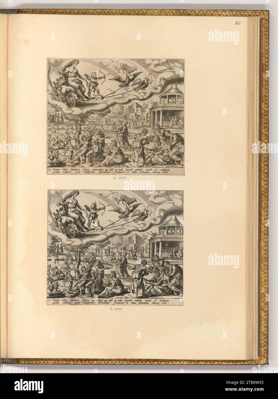 Harmen Jansz. Muller (Engraver) The seven planets. Copper engraving ...