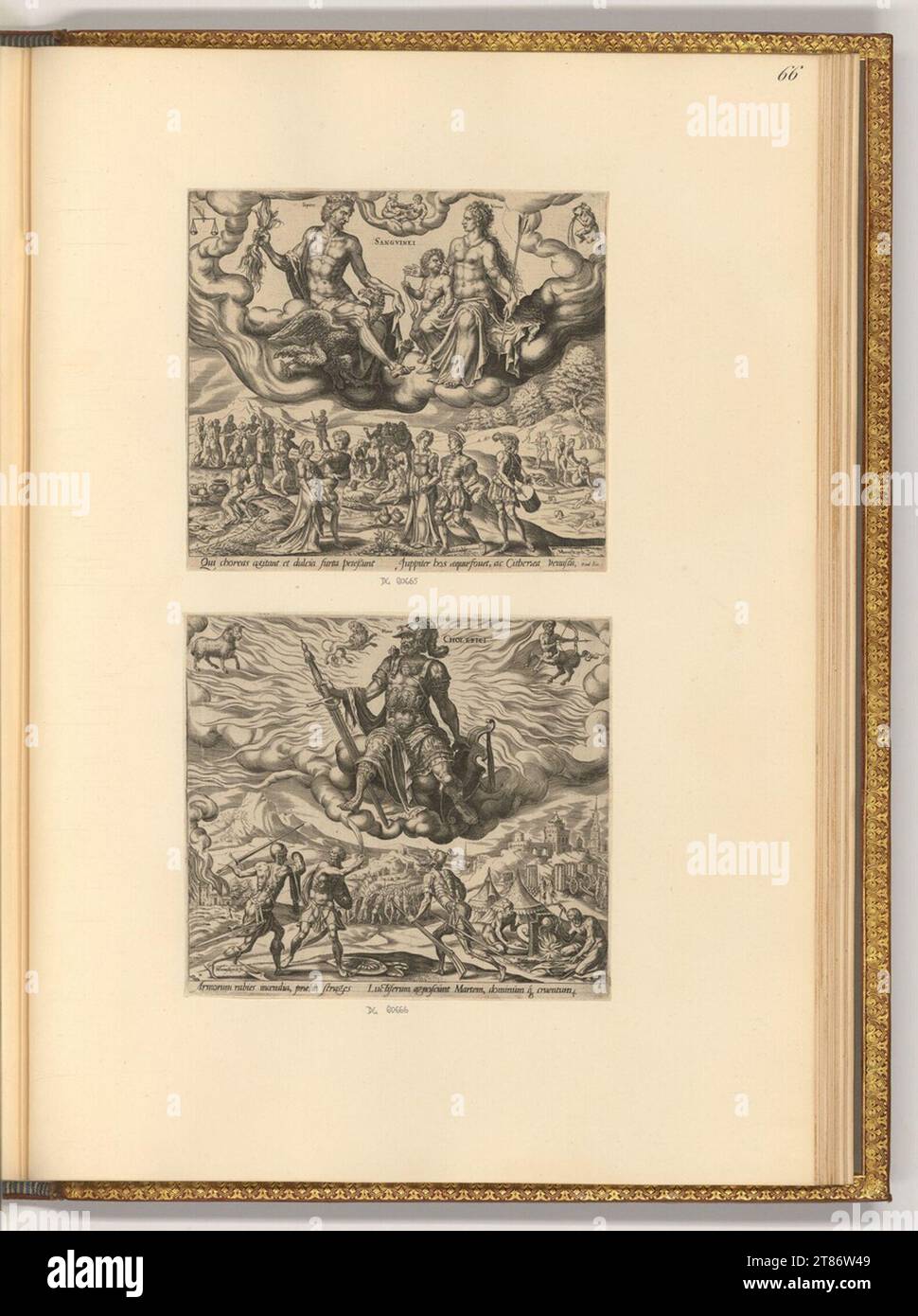Harmen Jansz. Muller (Engraver) The four temperaments. Copper engraving ...