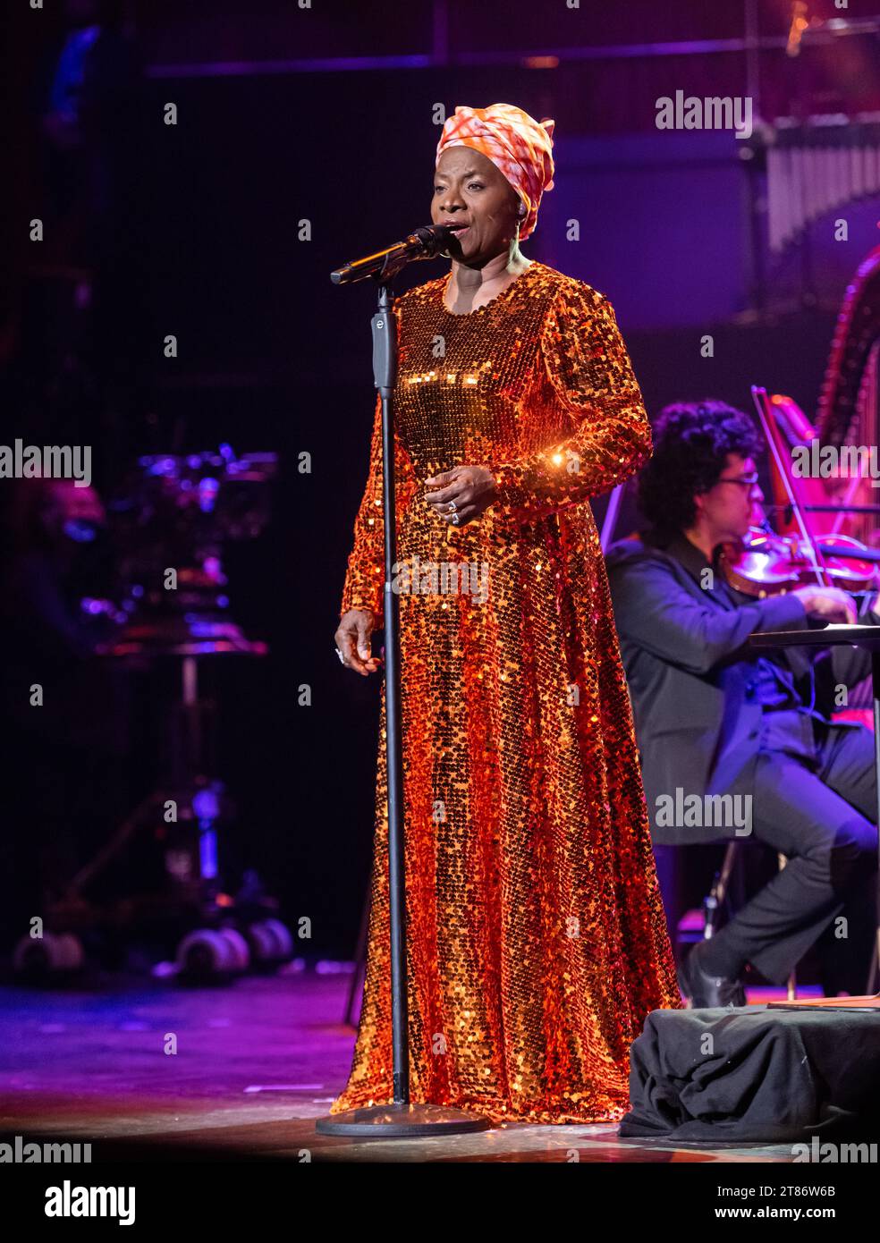 London, UK. 17th Nov, 2023. Angelique Kidjo performing live at Royal ...