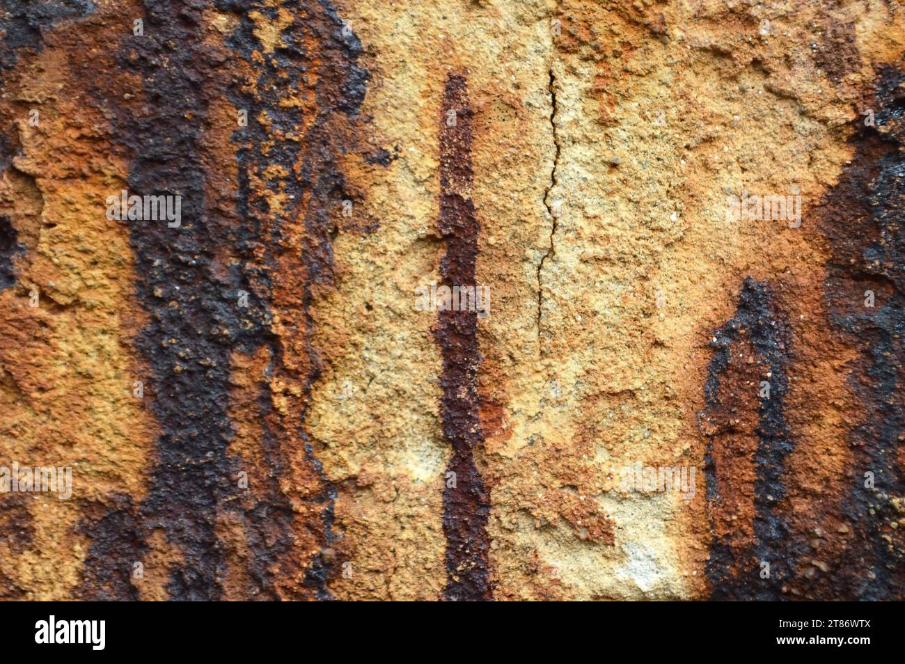 Soot stained concrete wall background Stock Photo - Alamy