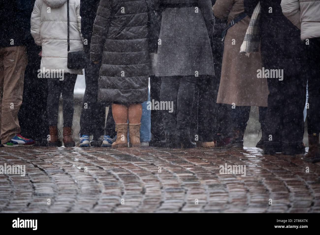 Warsaw landmarks in different weather hi-res stock photography and ...