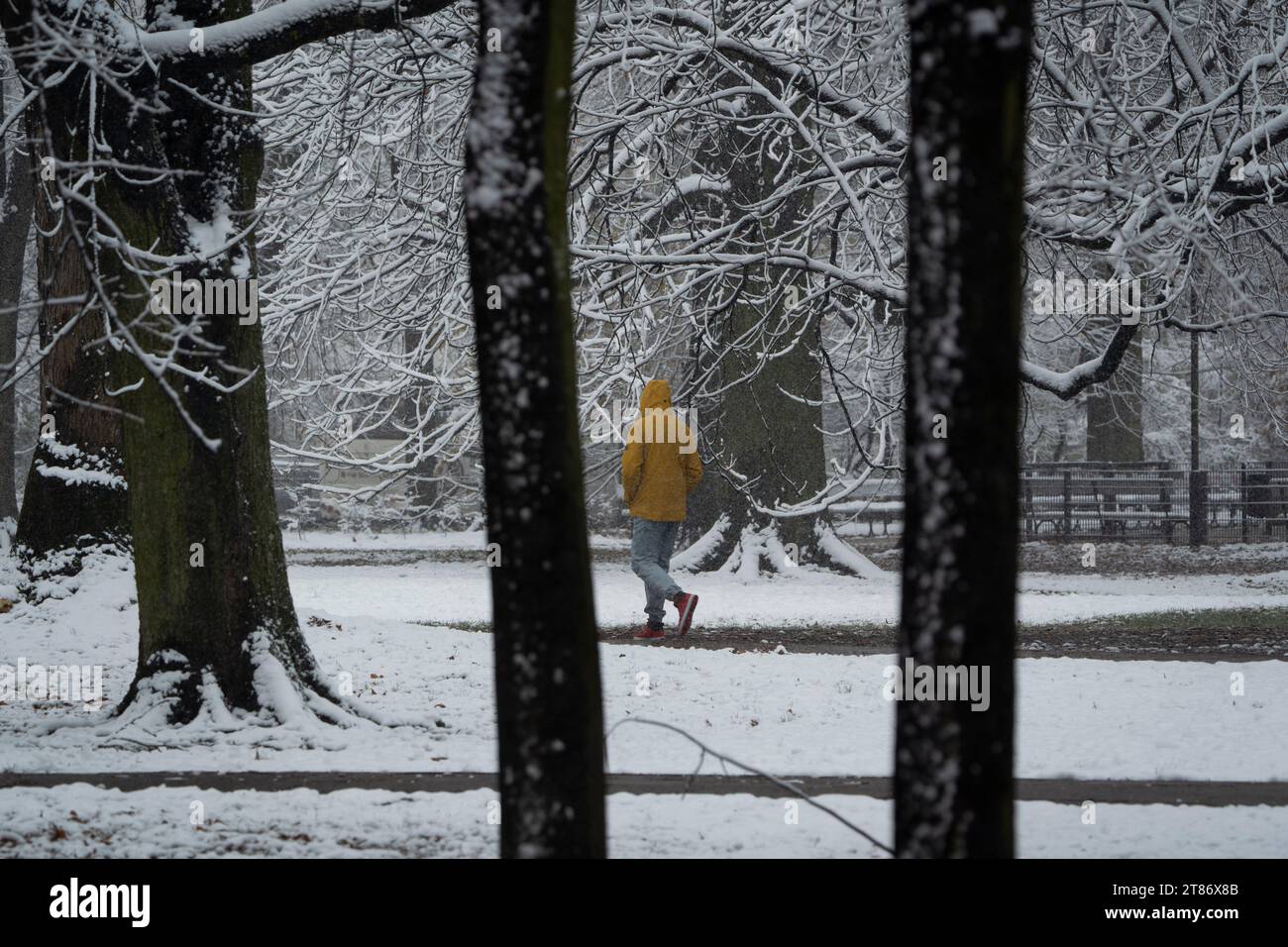Warsaw landmarks in different weather hi-res stock photography and ...