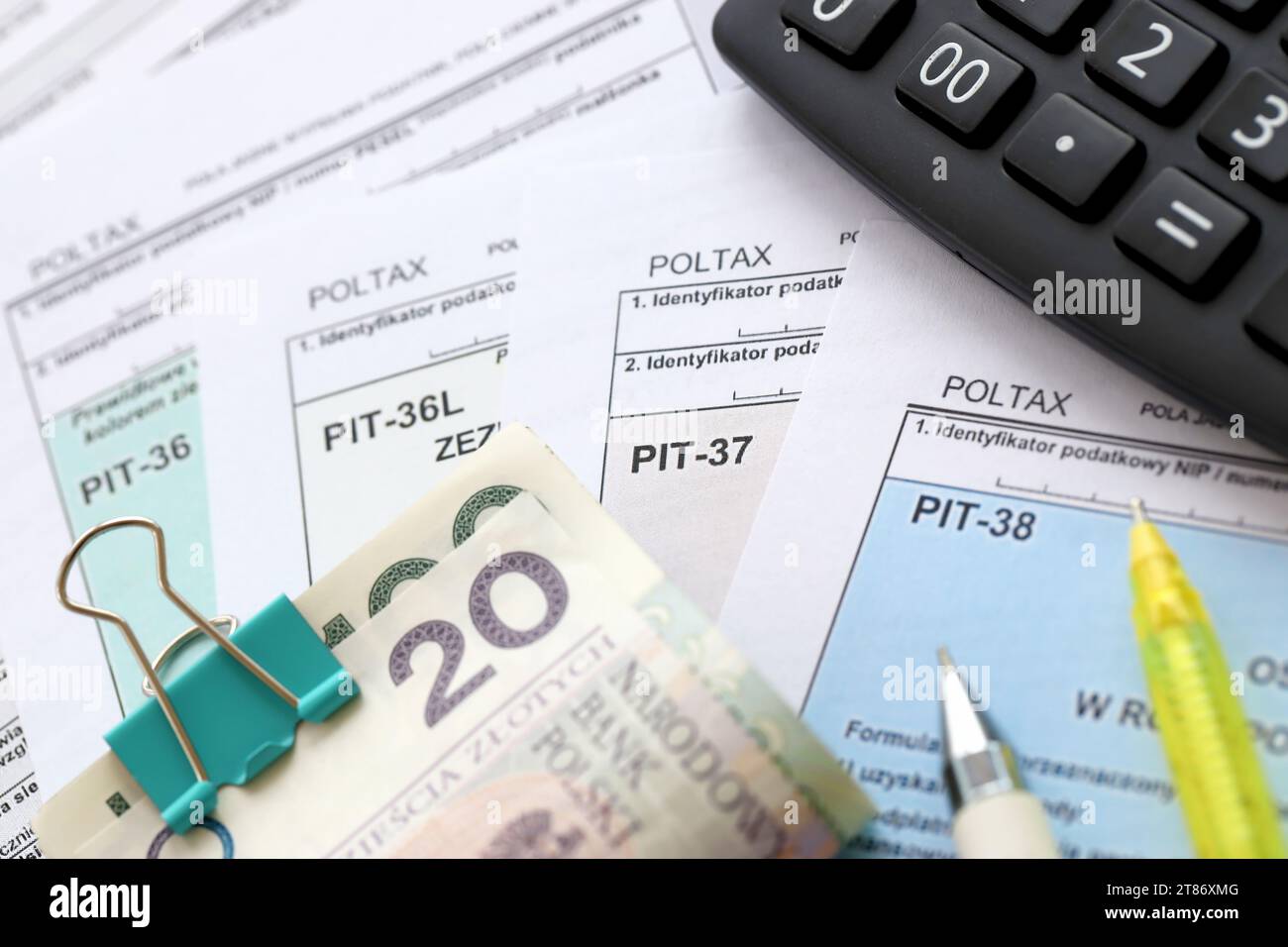 Declaration of the amount of earned income or incurred loss, PIT-36 ...