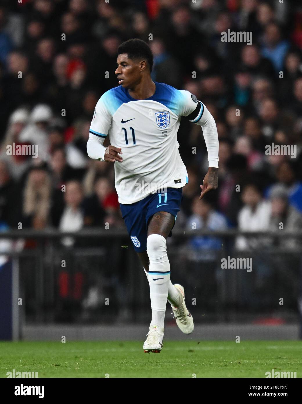 LONDON, ENGLAND - November 17: Marcus Rashford of England during the ...