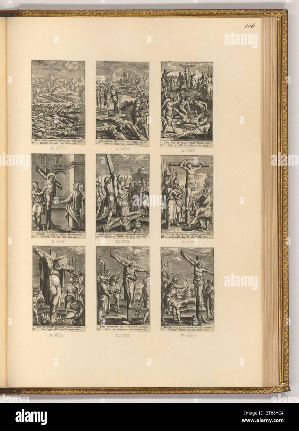 Adriaen Collaert (Engraver) Crucifixion and martyrdom (book ...