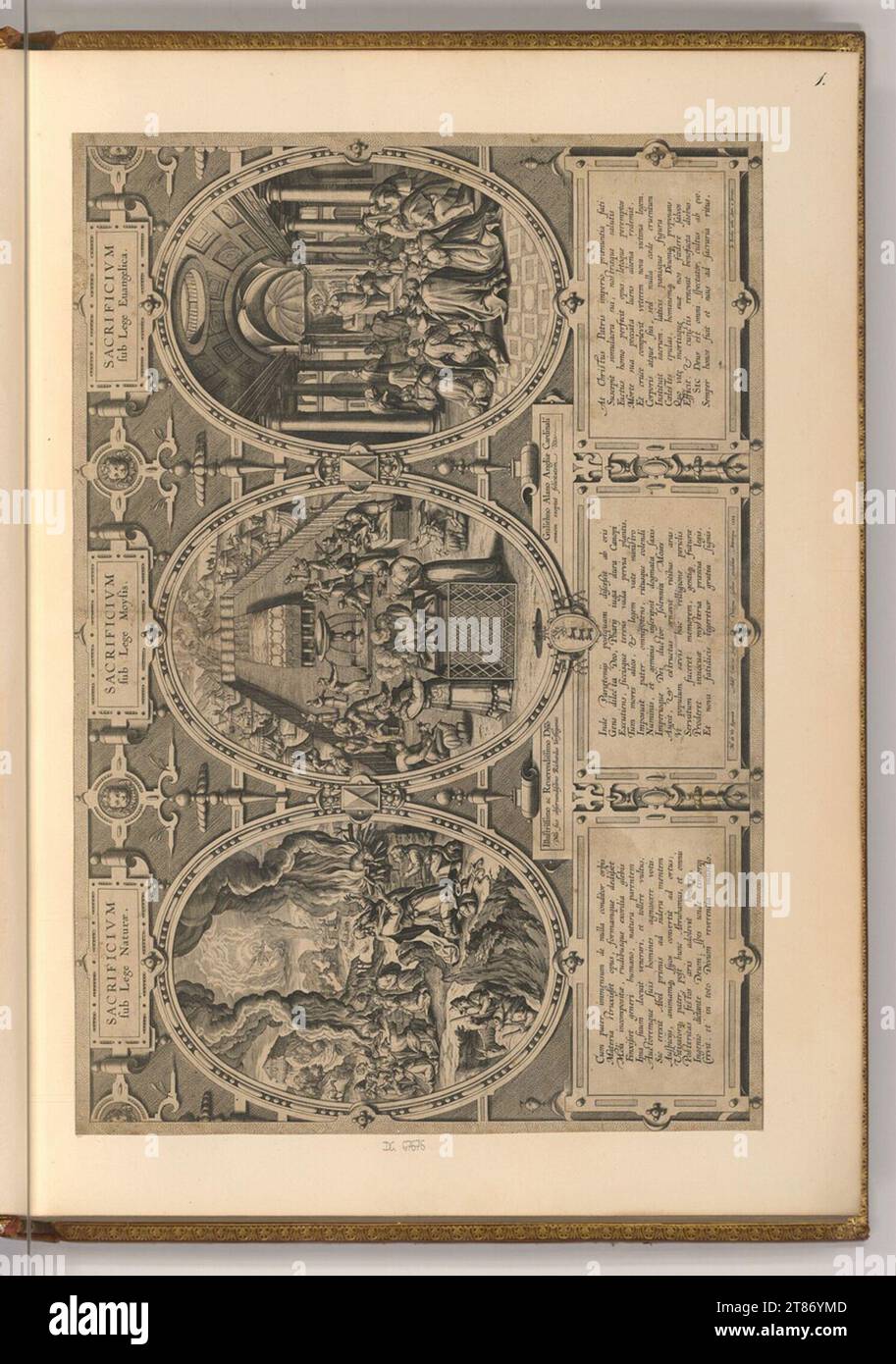 Adriaen Collaert (Engraver) Sacrifice under the law of nature ...