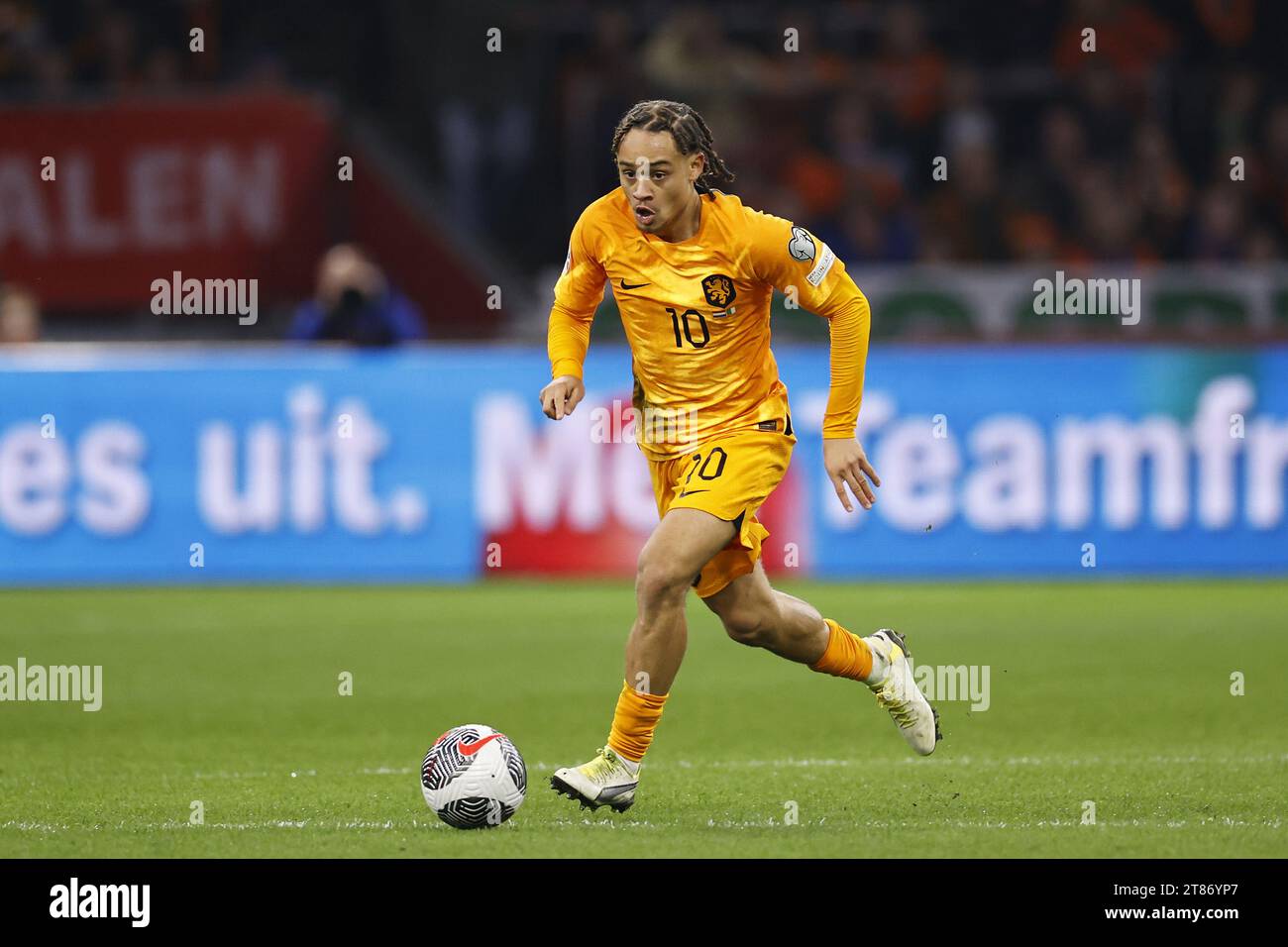 AMSTERDAM - Xavi Simons of Holland during the European Championship ...