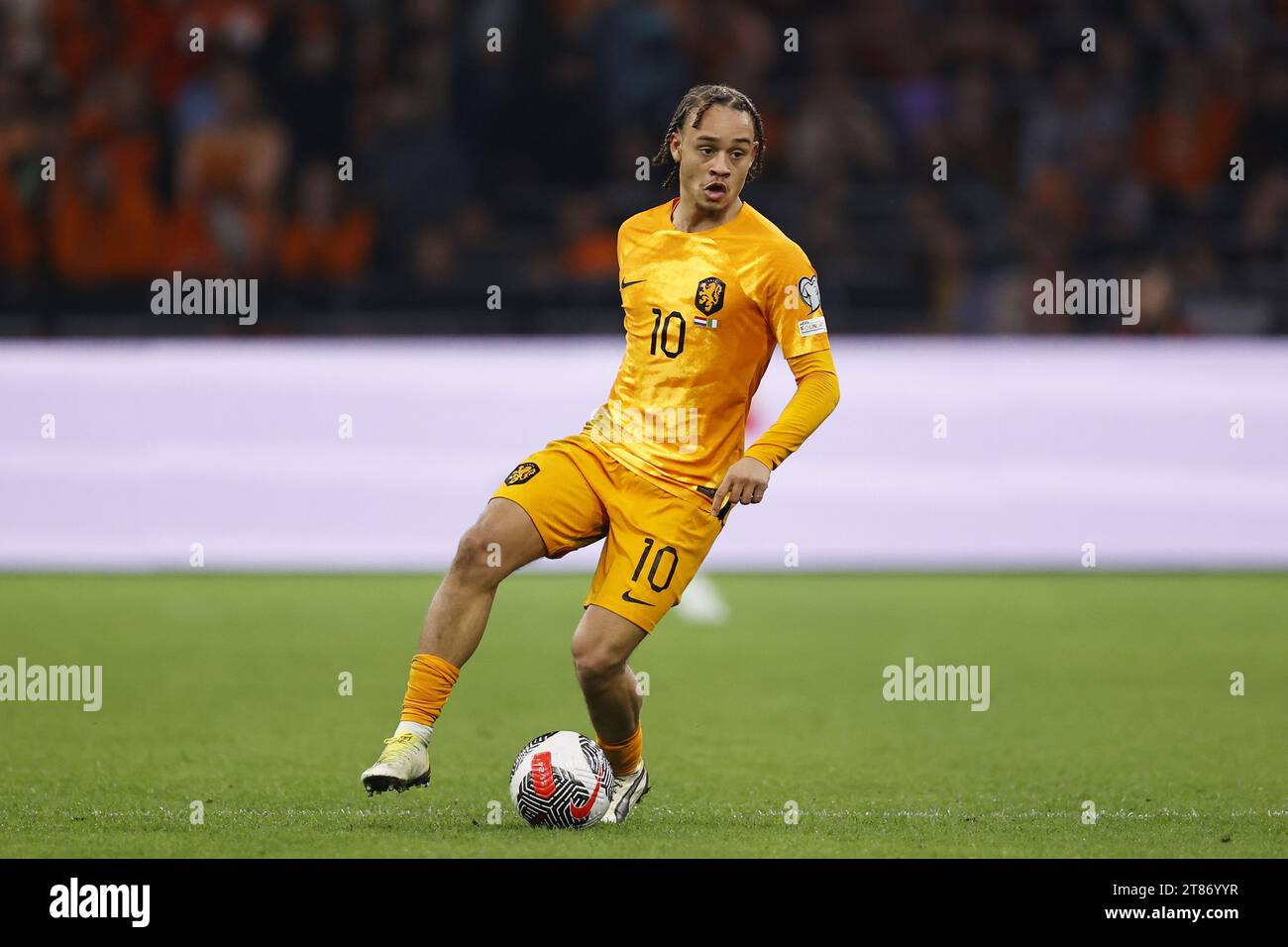 AMSTERDAM - Xavi Simons of Holland during the European Championship ...