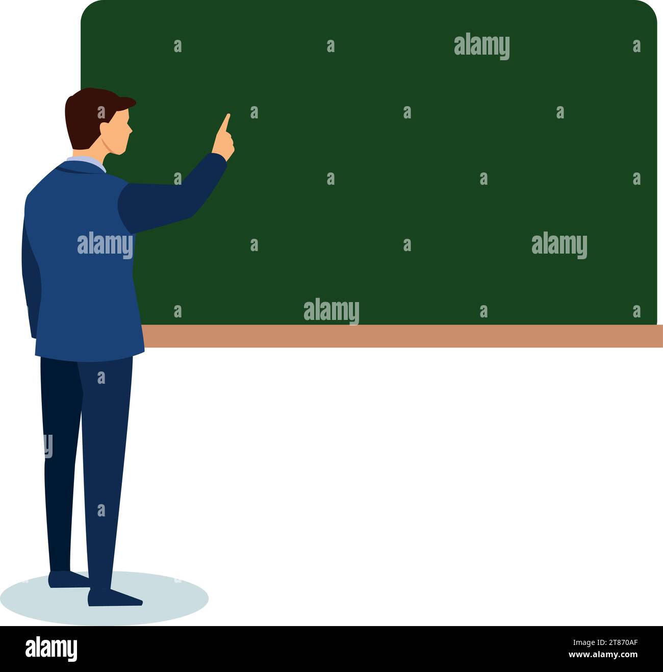 Adult student in classroom Stock Vector Images - Alamy