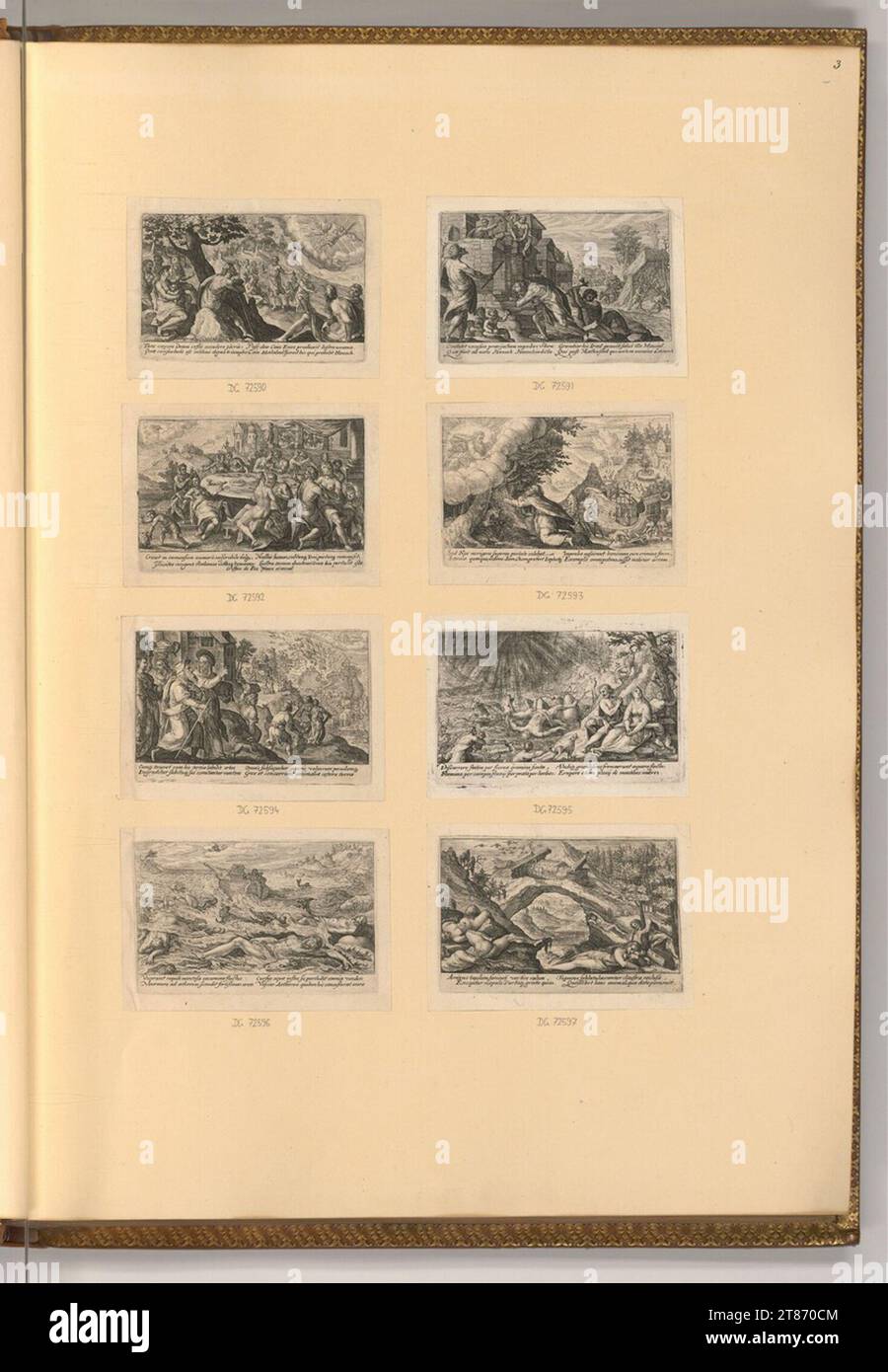 Crispin van de Passe The book Genesis (book illustration). Copper ...